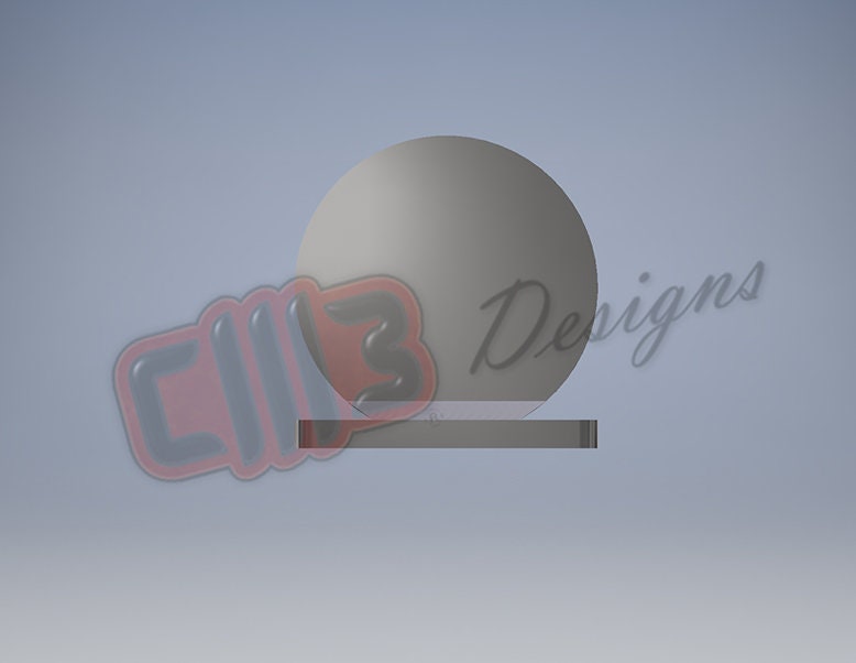 AR500 Standard Round Knock Down Range Shooting Target DXF Files Digital ...