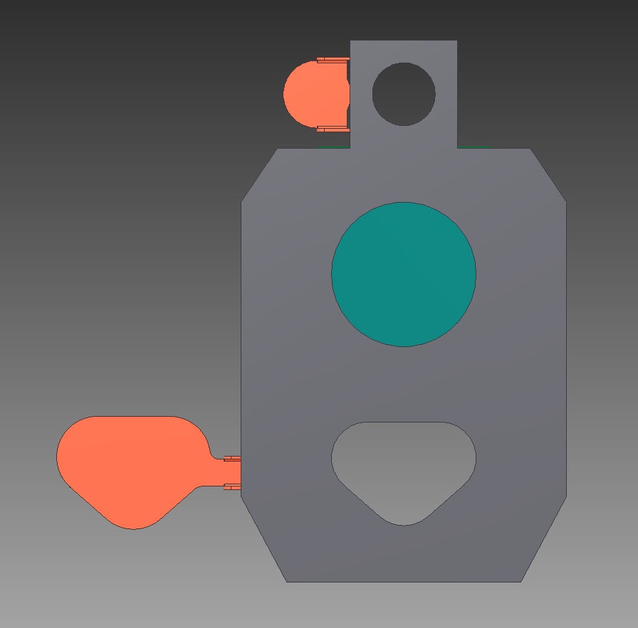 IDPA AR500 Shooting Range Reactive Silhouette Targets DXF Files ...