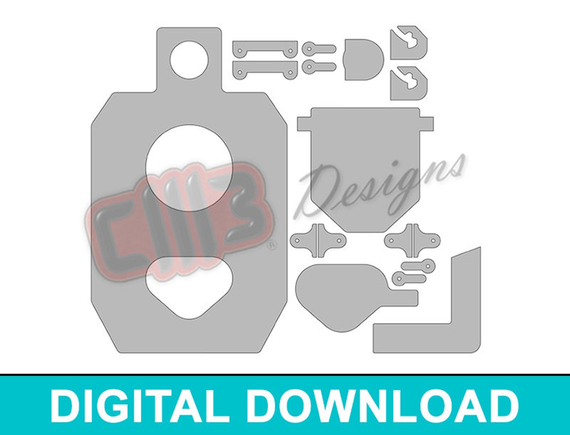 IDPA AR500 Shooting Range Reactive Silhouette Targets DXF Files ...