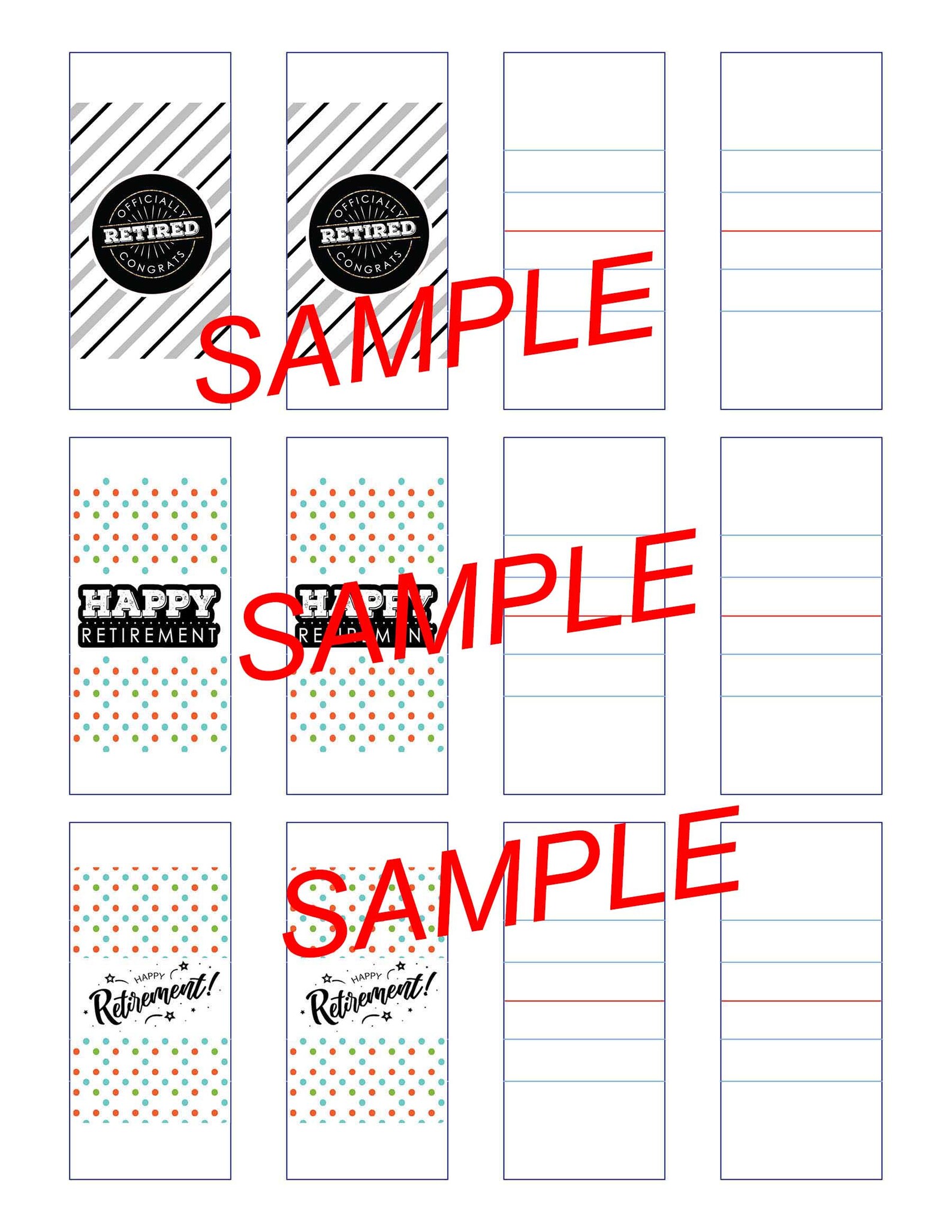 Mini Candy Wrapper Template, Miniatures Chocolate Wrapper Template, Svg ...