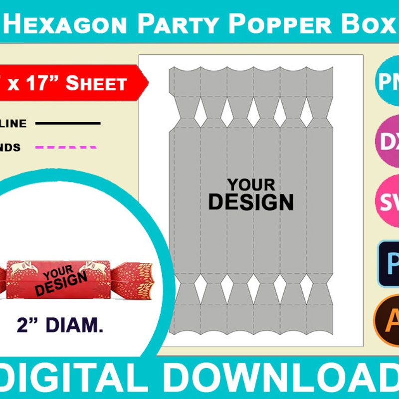 Christmas Poppers - Etsy