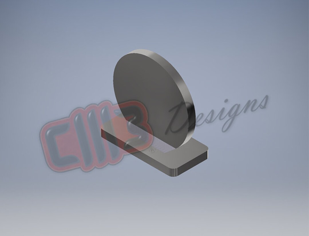 AR500 Standard Round Knock Down Range Shooting Target DXF Files Digital ...