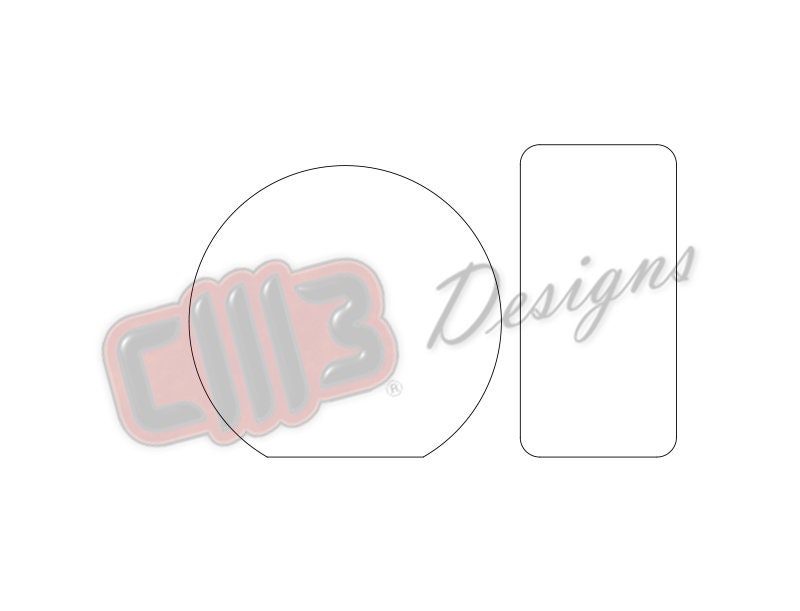 AR500 Standard Round Knock Down Range Shooting Target DXF Files Digital ...