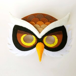 Owl Mask Animal Mask Bird Mask Children Owl Costume Adult - Etsy