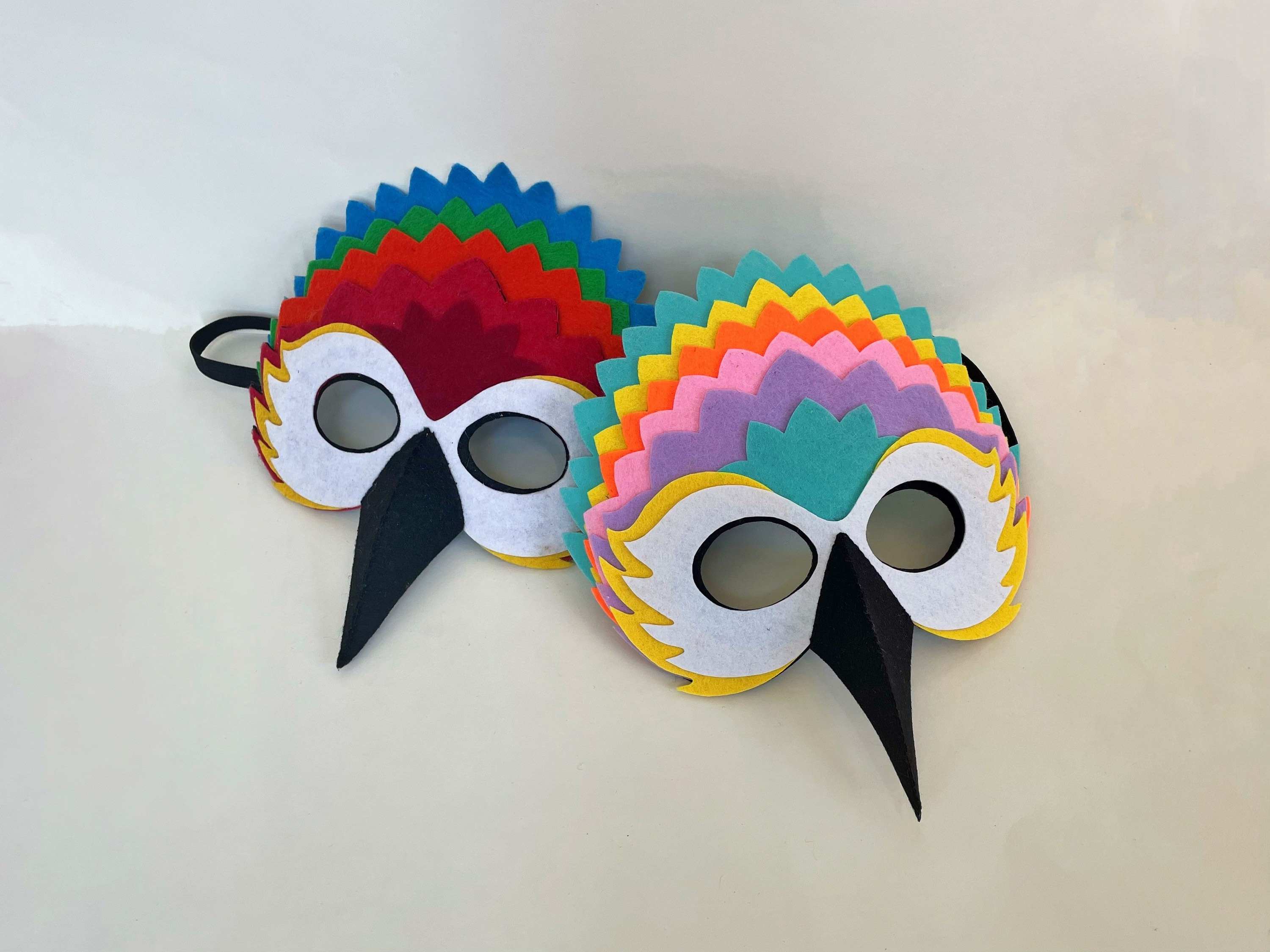 Parrot Mask, Animal Mask, Colorful Bird Mask - Etsy
