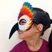 Parrot Mask Animal Mask Colorful Bird Mask - Etsy