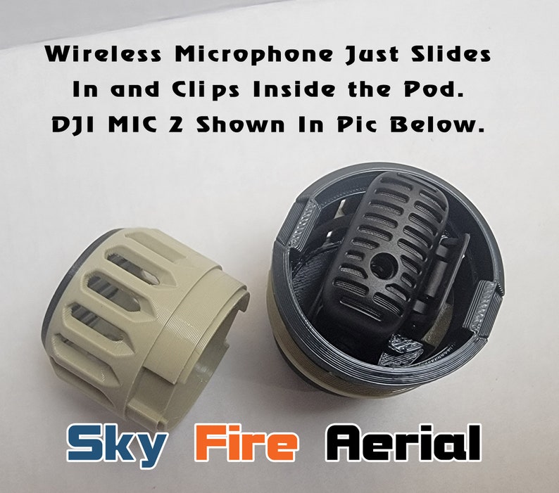 DJI Mic 2 Wireless Microphone Pod With Standard Handle - Etsy