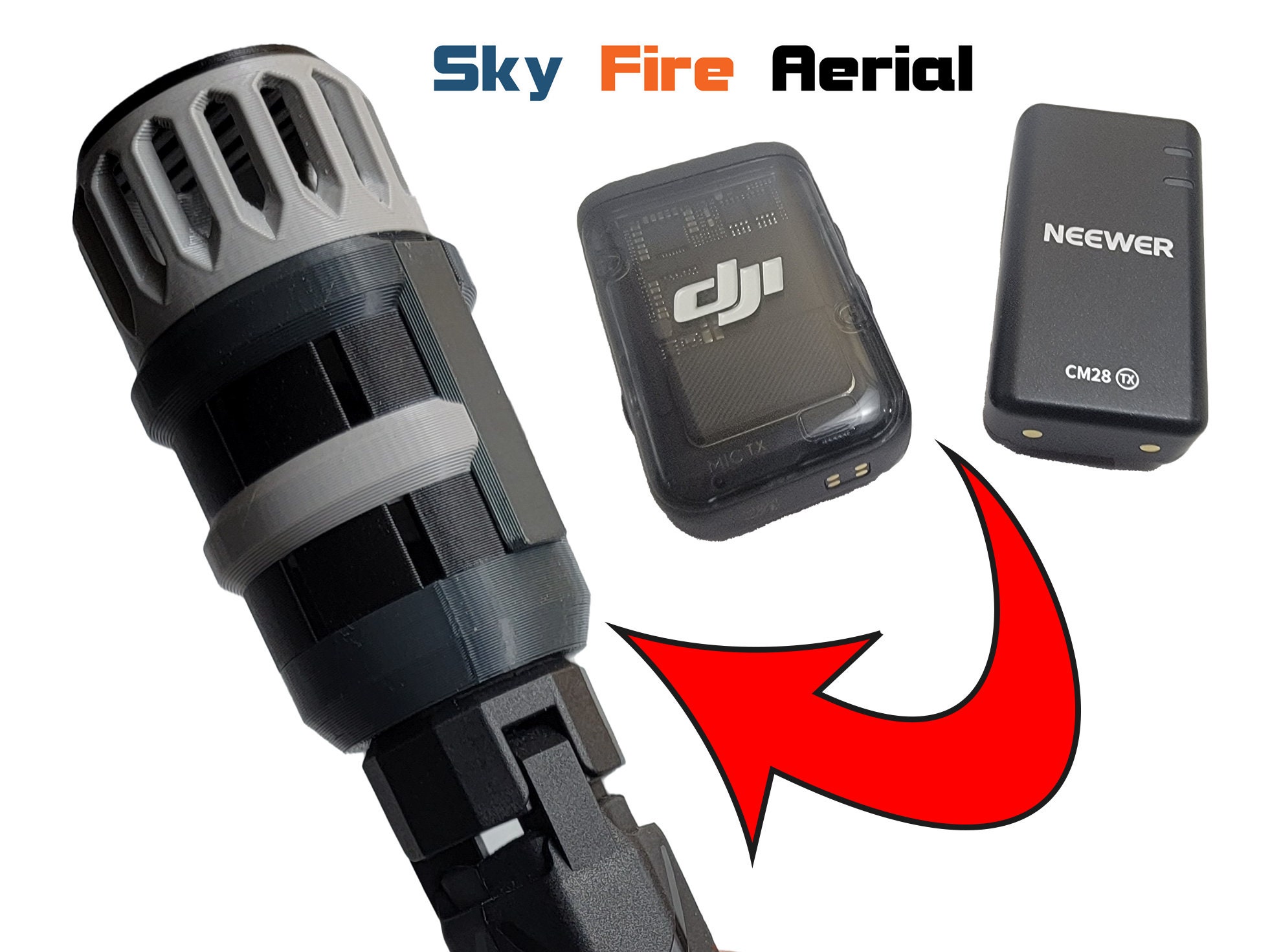 DJI Mic 2 Wireless Microphone Pod With Interview Handle/tripod - Etsy