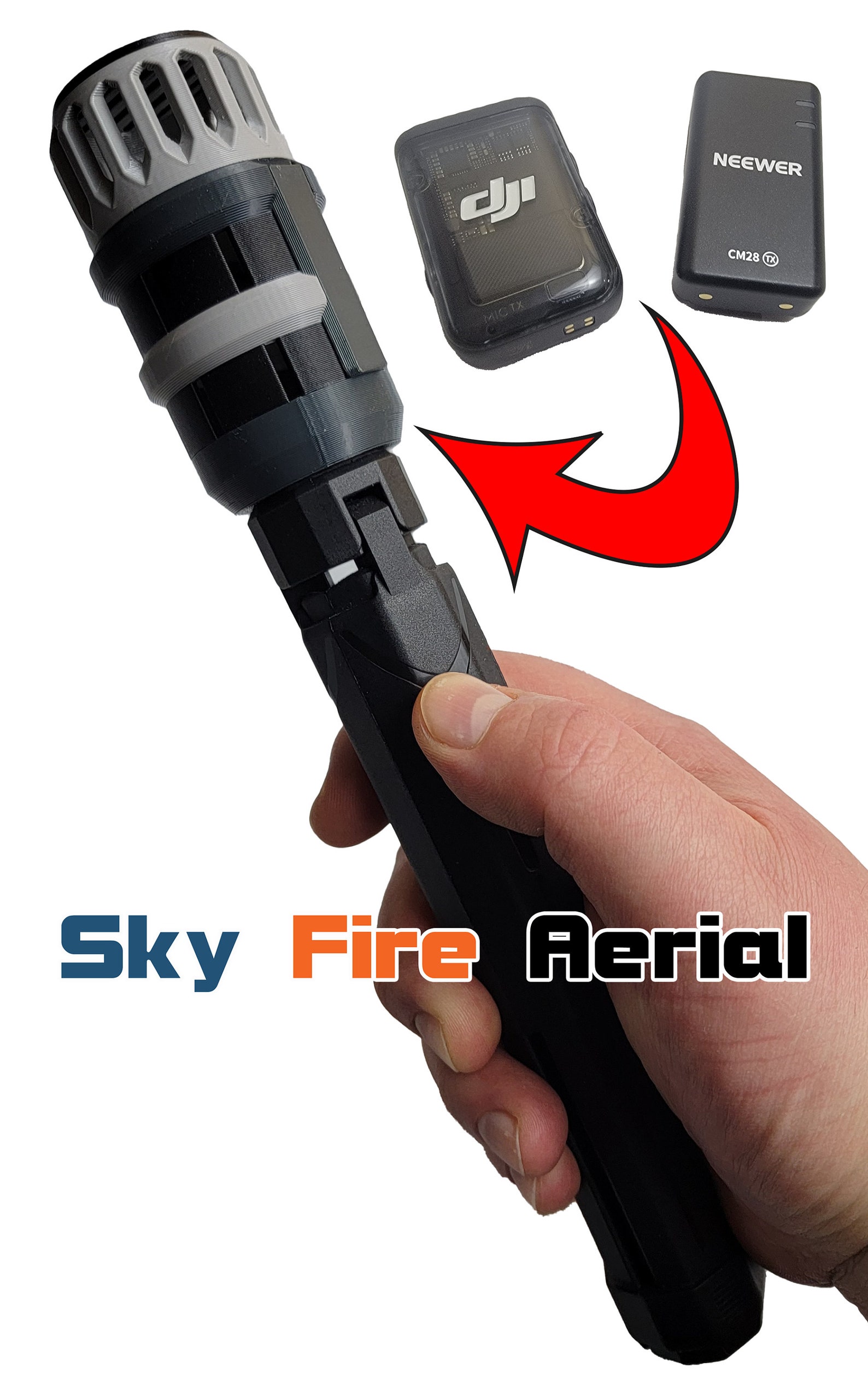 DJI Mic 2 Wireless Microphone Pod With Interview Handle/tripod - Etsy