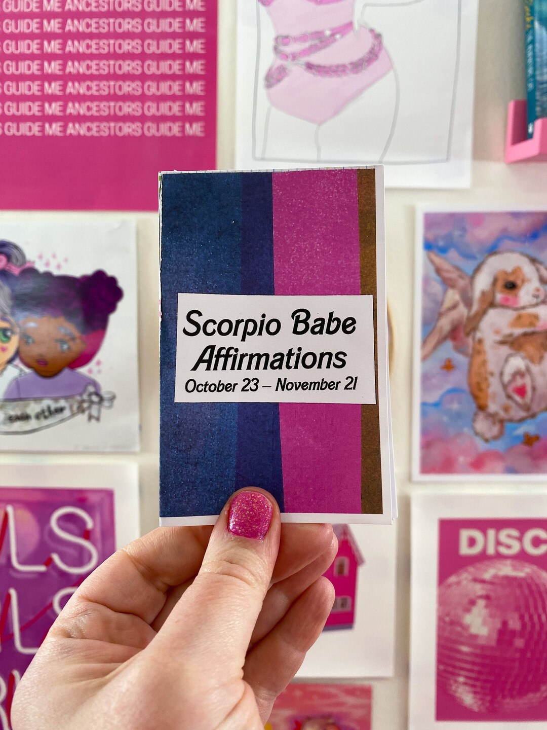 Scorpio Babe Affirmations Zine Zodiac Affirmation Mini Zine - Etsy