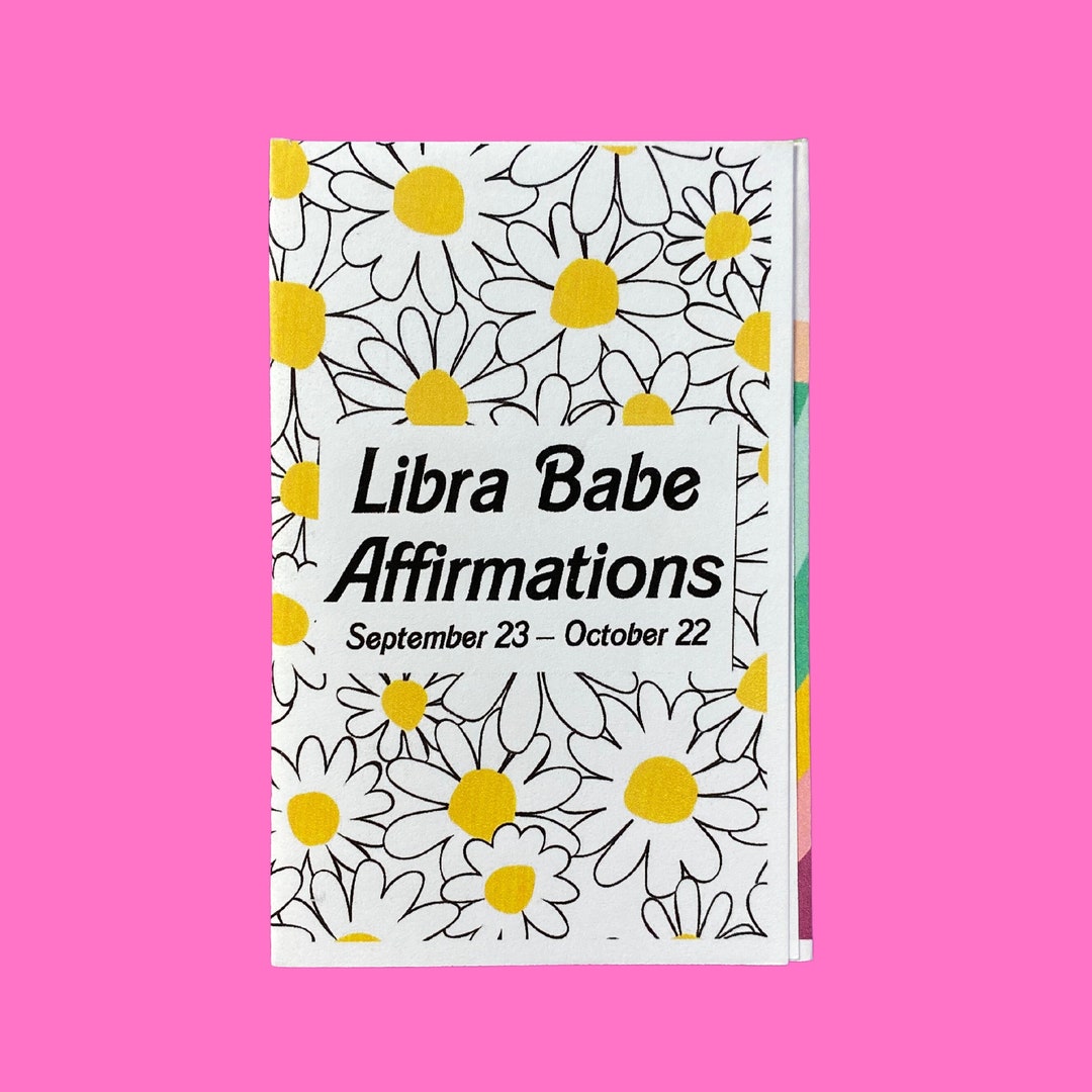 Libra Babe Affirmations Zine Zodiac Affirmation Mini Zine Series - Etsy