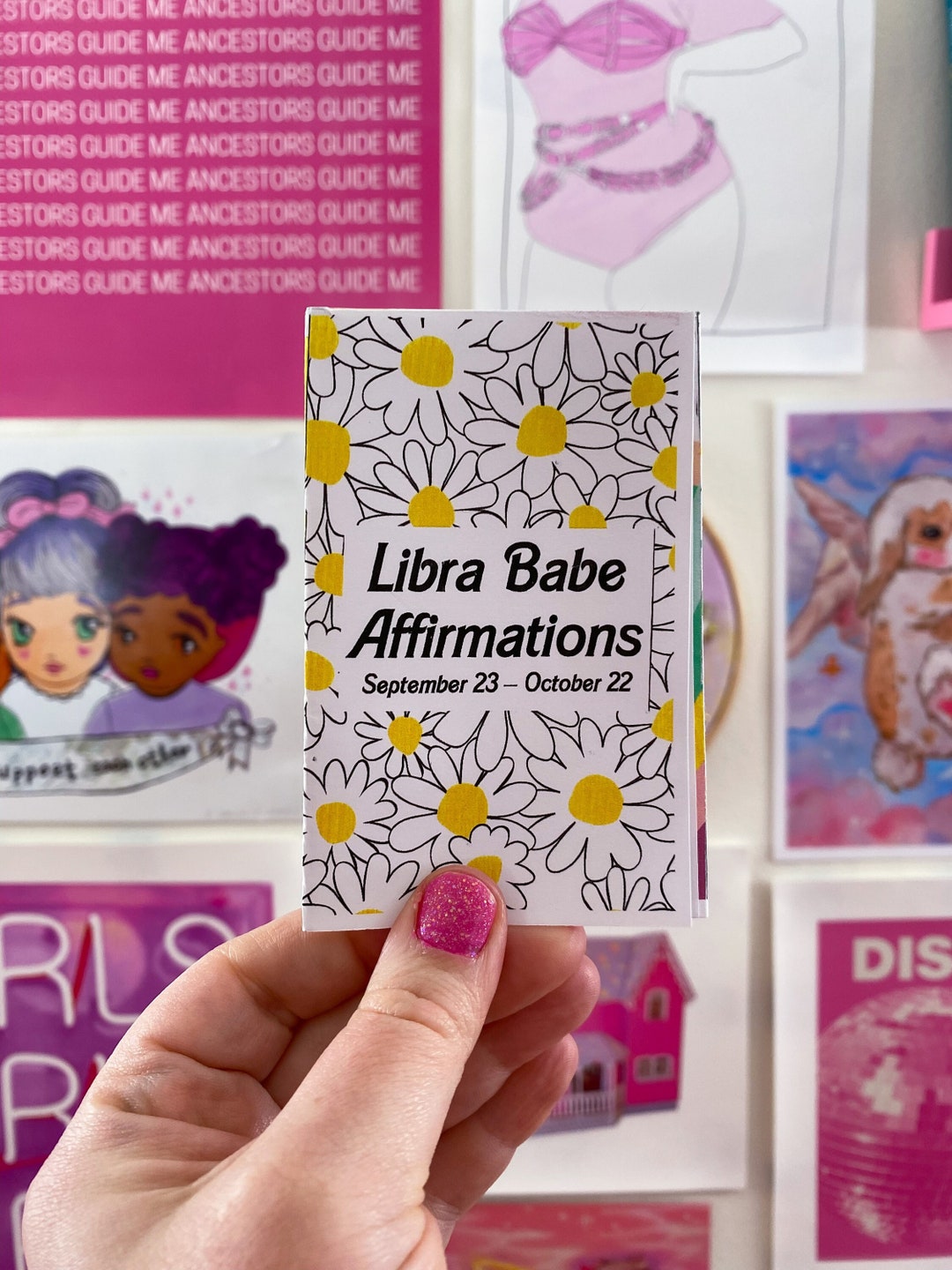 Libra Babe Affirmations Zine Zodiac Affirmation Mini Zine - Etsy