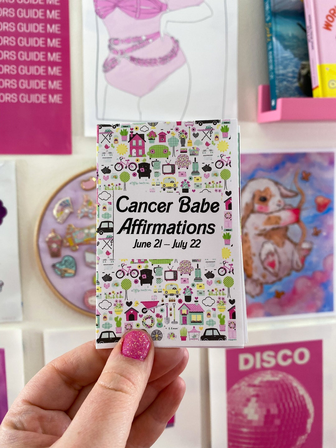 Cancer Babe Affirmations Zine Zodiac Affirmation Mini Zine - Etsy