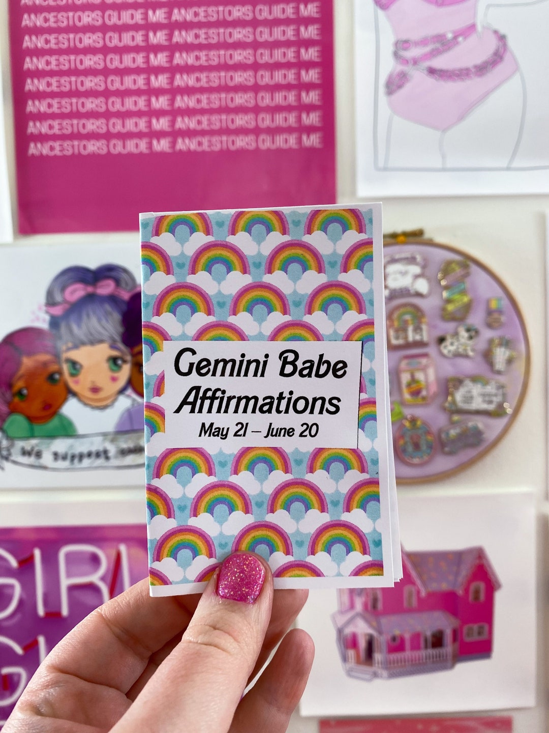 Gemini Babe Affirmations Zine Zodiac Affirmation Mini Zine - Etsy