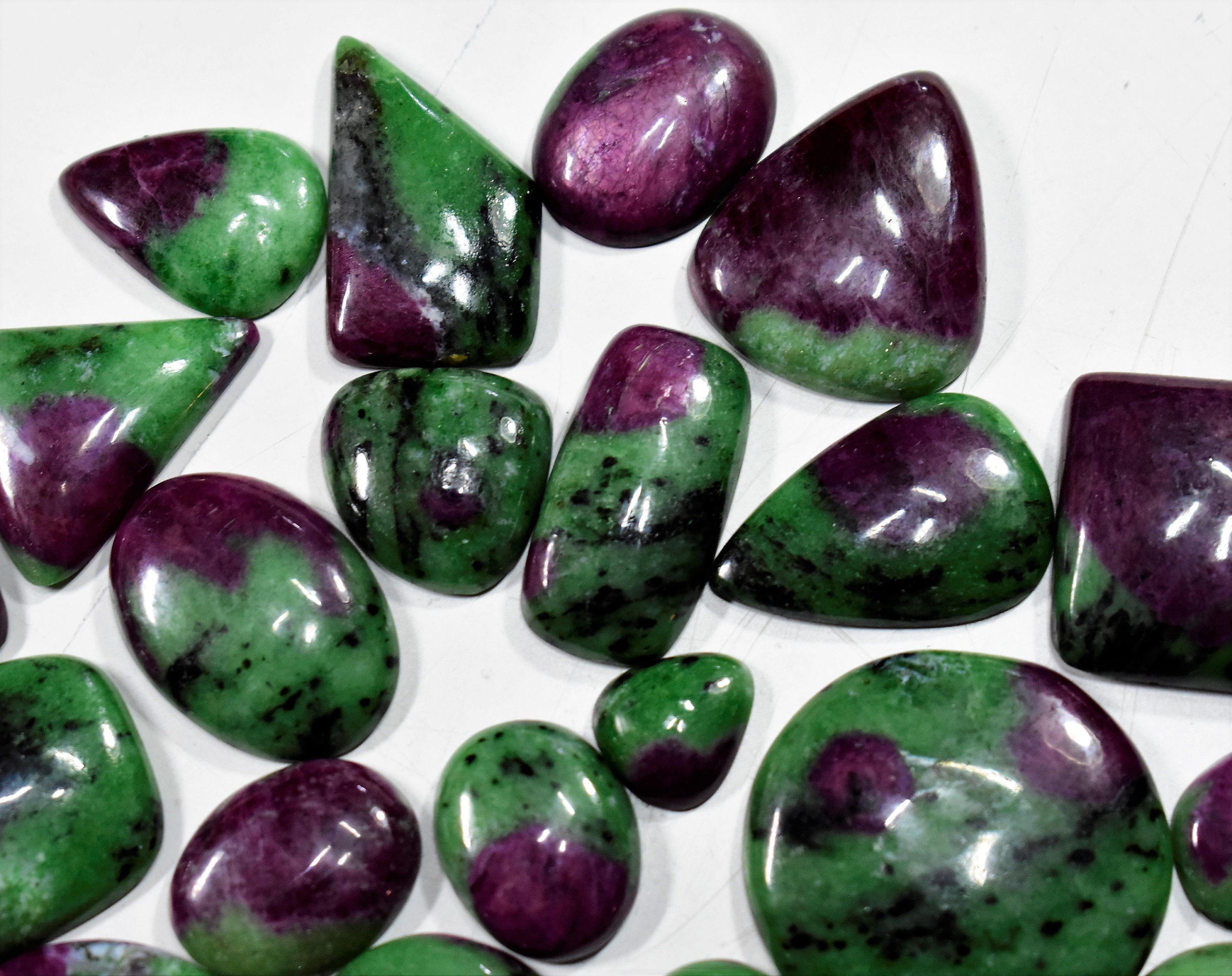 Wholesale Ruby Zoisite 100% Natural Red Green Ruby Zoisite | Etsy