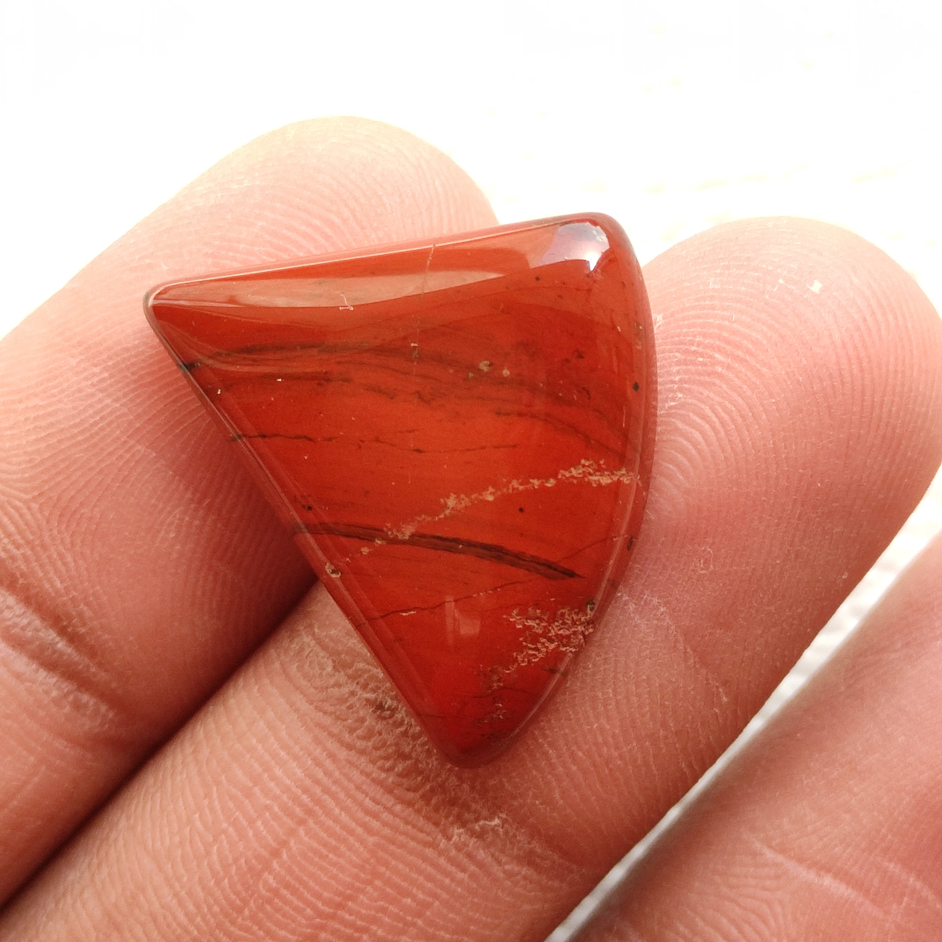 Red Jasper Cabochon 20 Carat 25X19X5 MM Fancy Shape Natural | Etsy