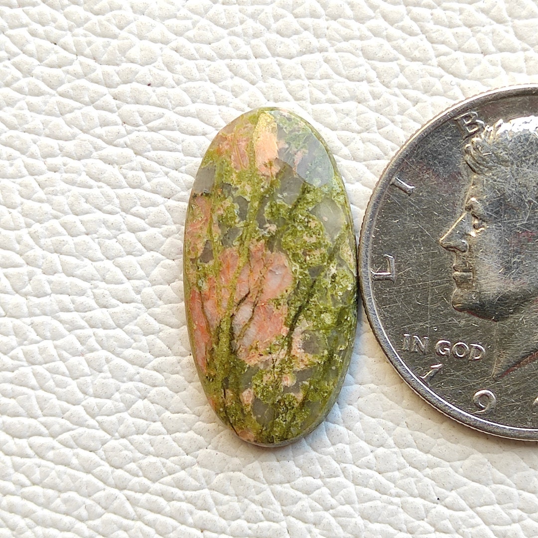 Unakite Jasper Cabochon 20 Carat 30X15X4 MM Oval Shape Natural Red ...