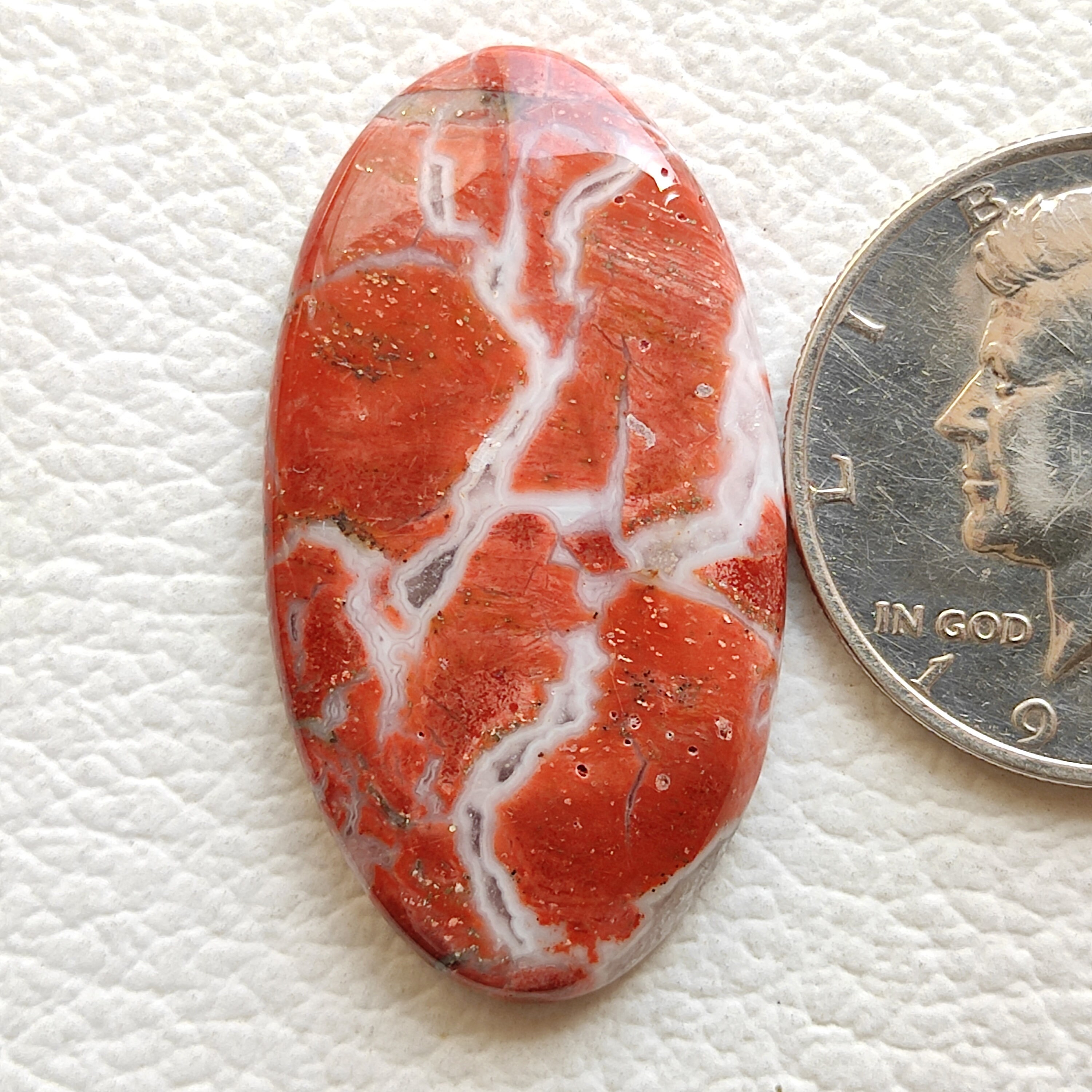 Brecciated Red Jasper Cabochon 55 Carat 44X24X5 MM Oval Shape | Etsy