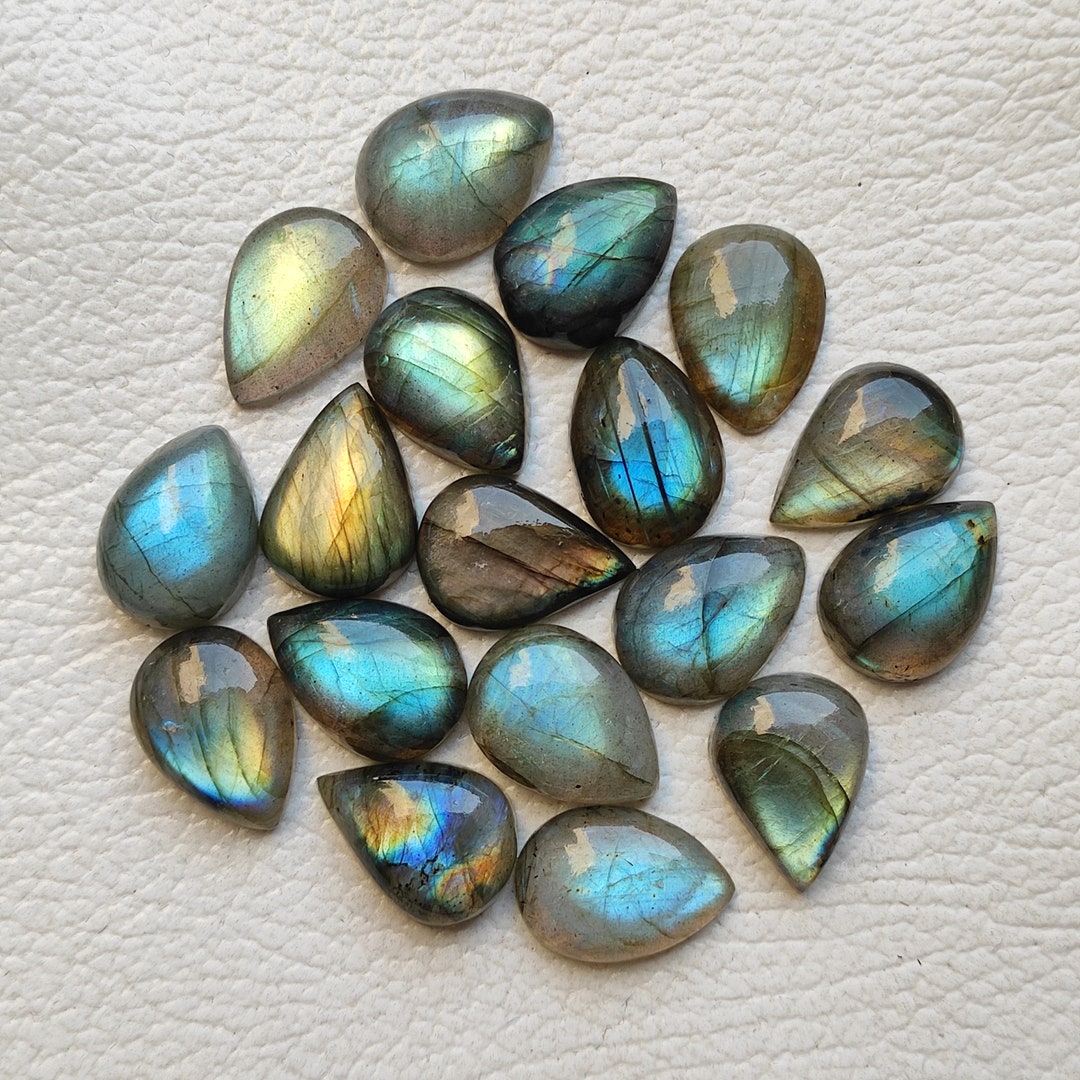 Natürliche Multi auffällige Labradorit Cabochon Träne Form Mix Größe ...