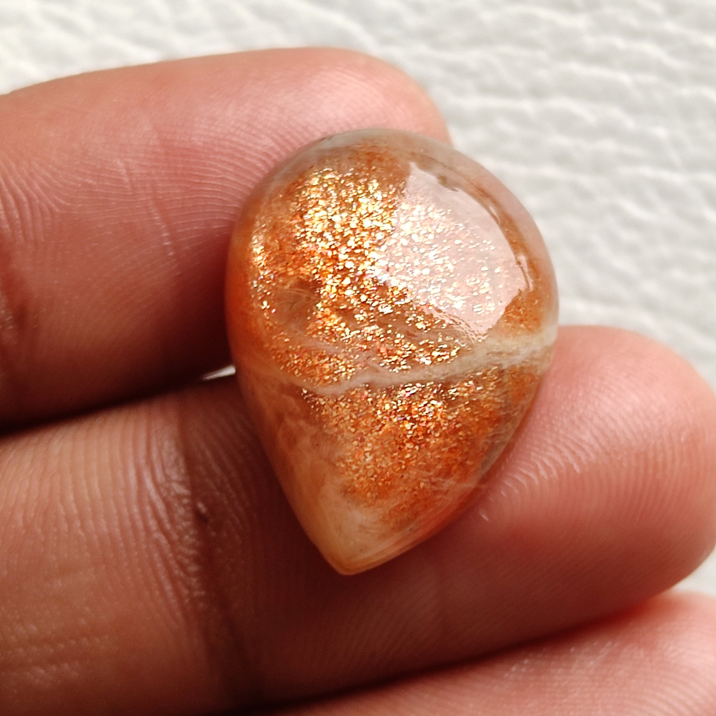 Sunstone Cabochon 25 Carat 24X18X8 MM Fancy Shape Natural | Etsy