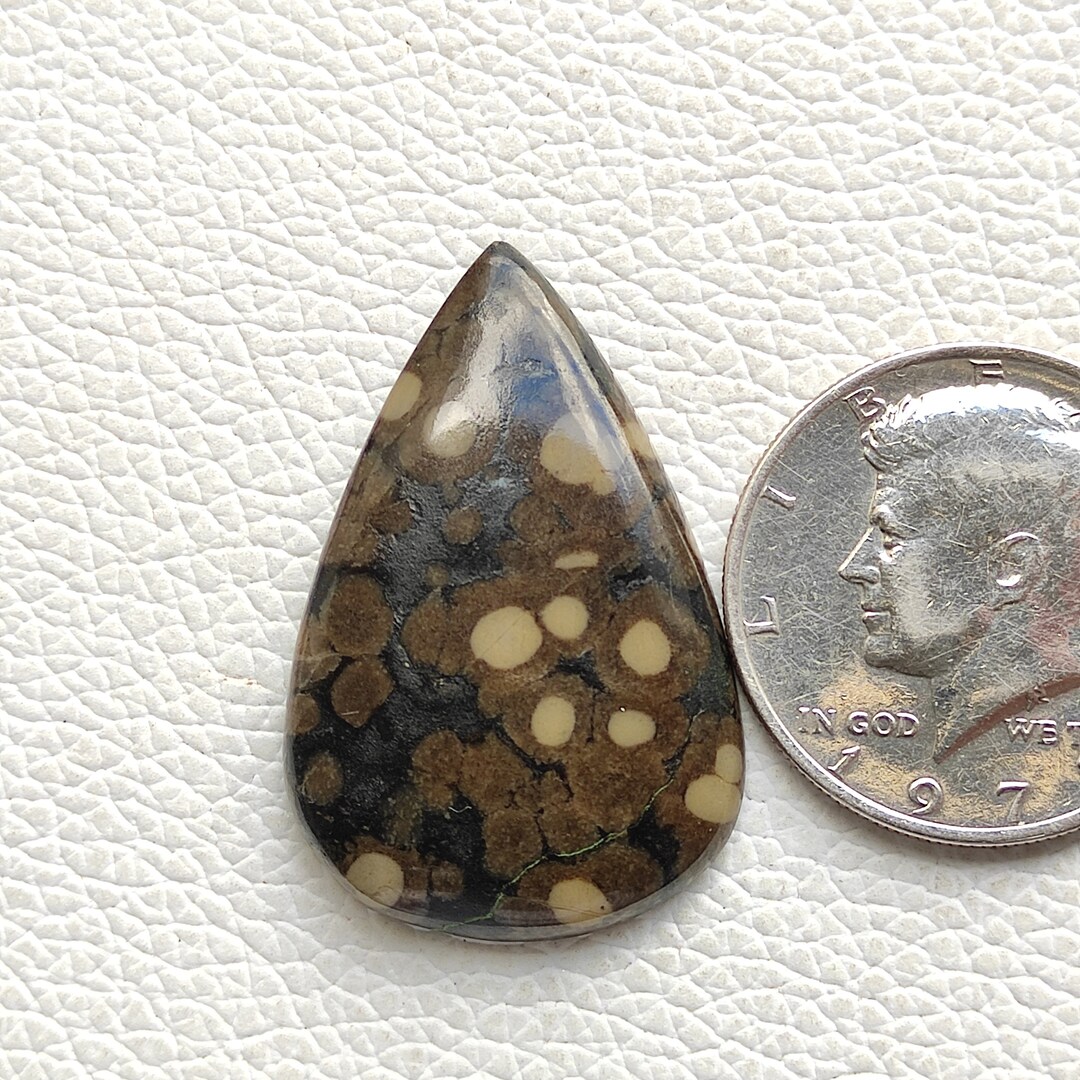 Designer Multi Colour Scapolite Mica Flatback Cabochon 43X28X4 MM Pear ...