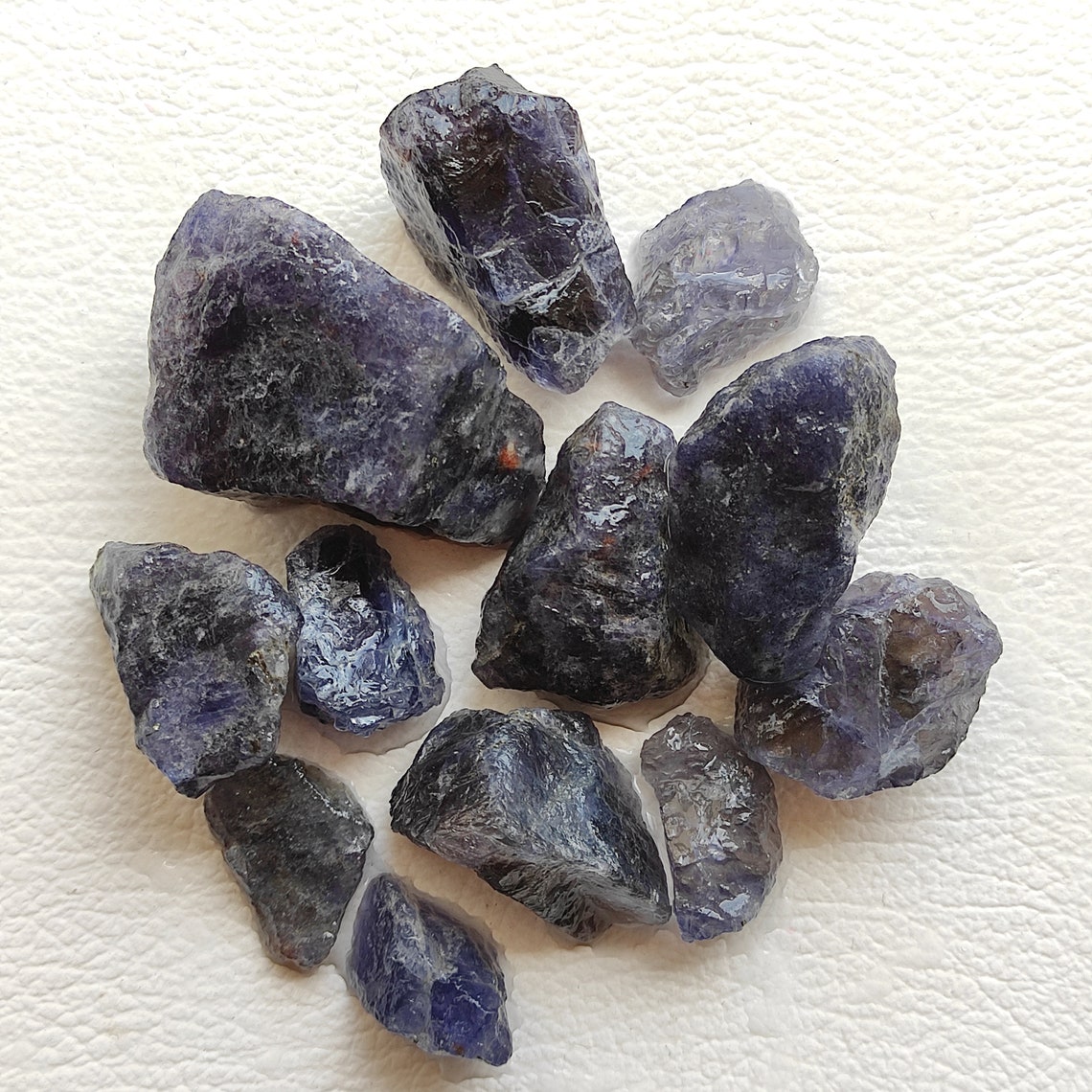 Natural Dark Blue Iolite Rough Mix Sizes Raw Iolite Healing | Etsy