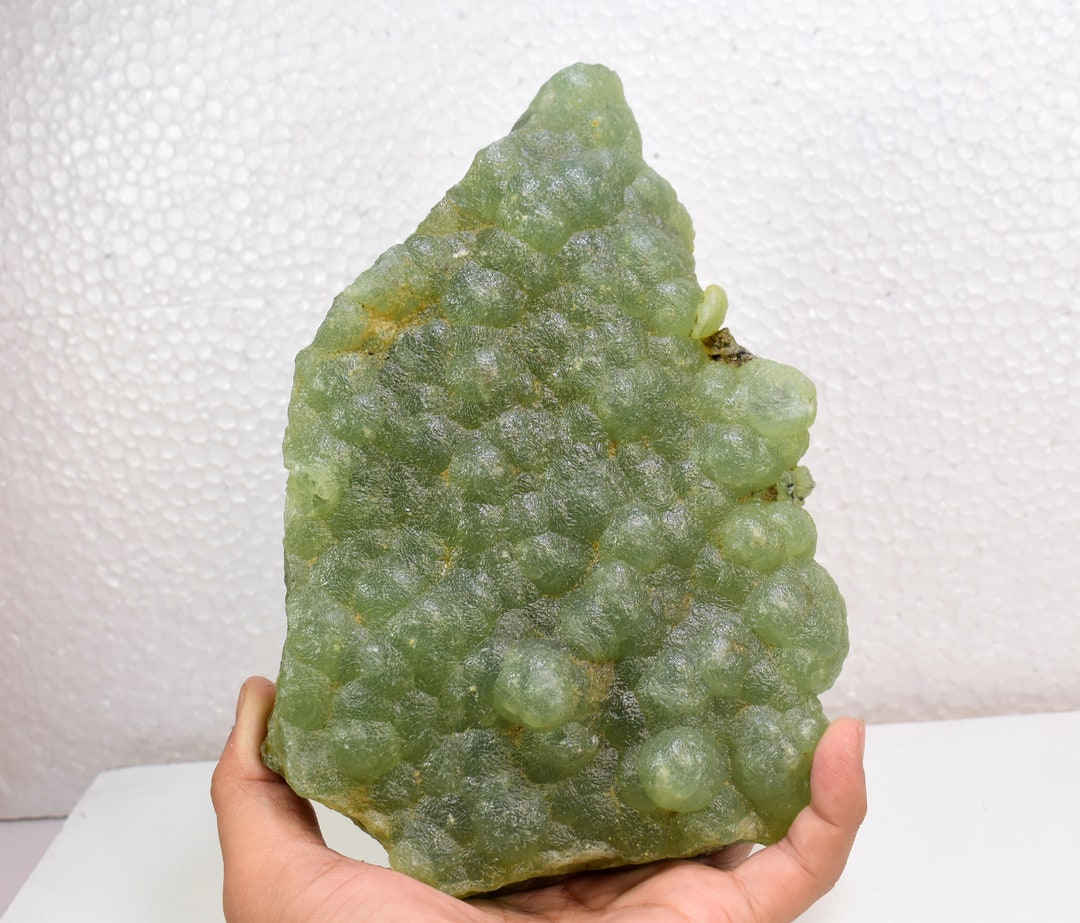 1416 Gram Unique Selected Big Size Clear Prehnite Rough Healing ...