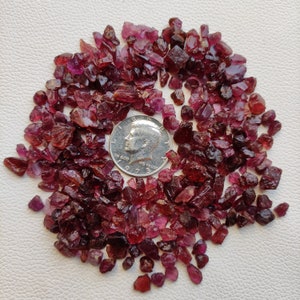 100% Natural Red Garnet Rough Small Sizes Raw Garnet Rough Garnet ...