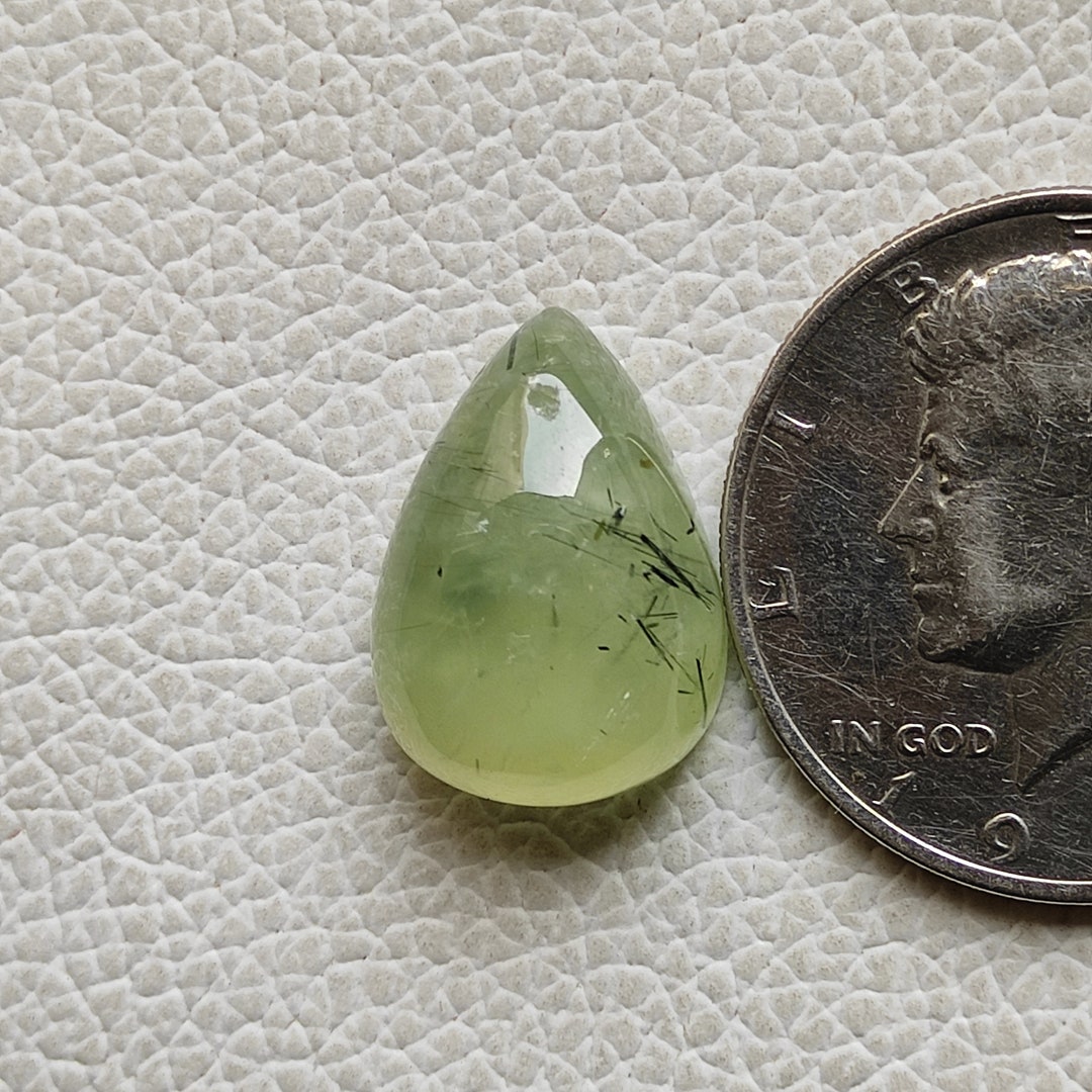Natural Green Prehnite Cabochon Rare Prehnite Translucent Healing ...