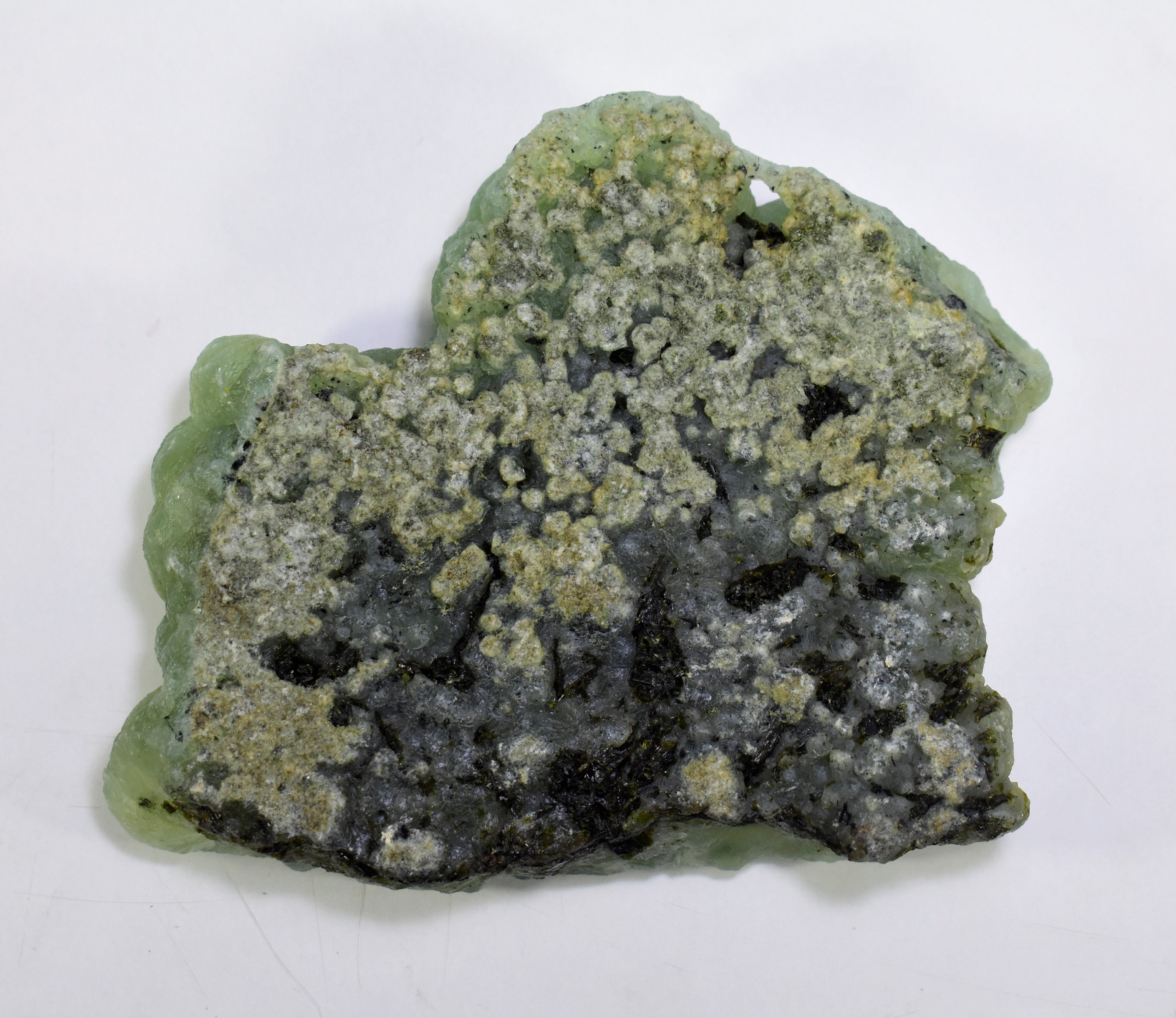Natural Selected Unique Prehnite Rough Decorative Stone Specimen Rough ...