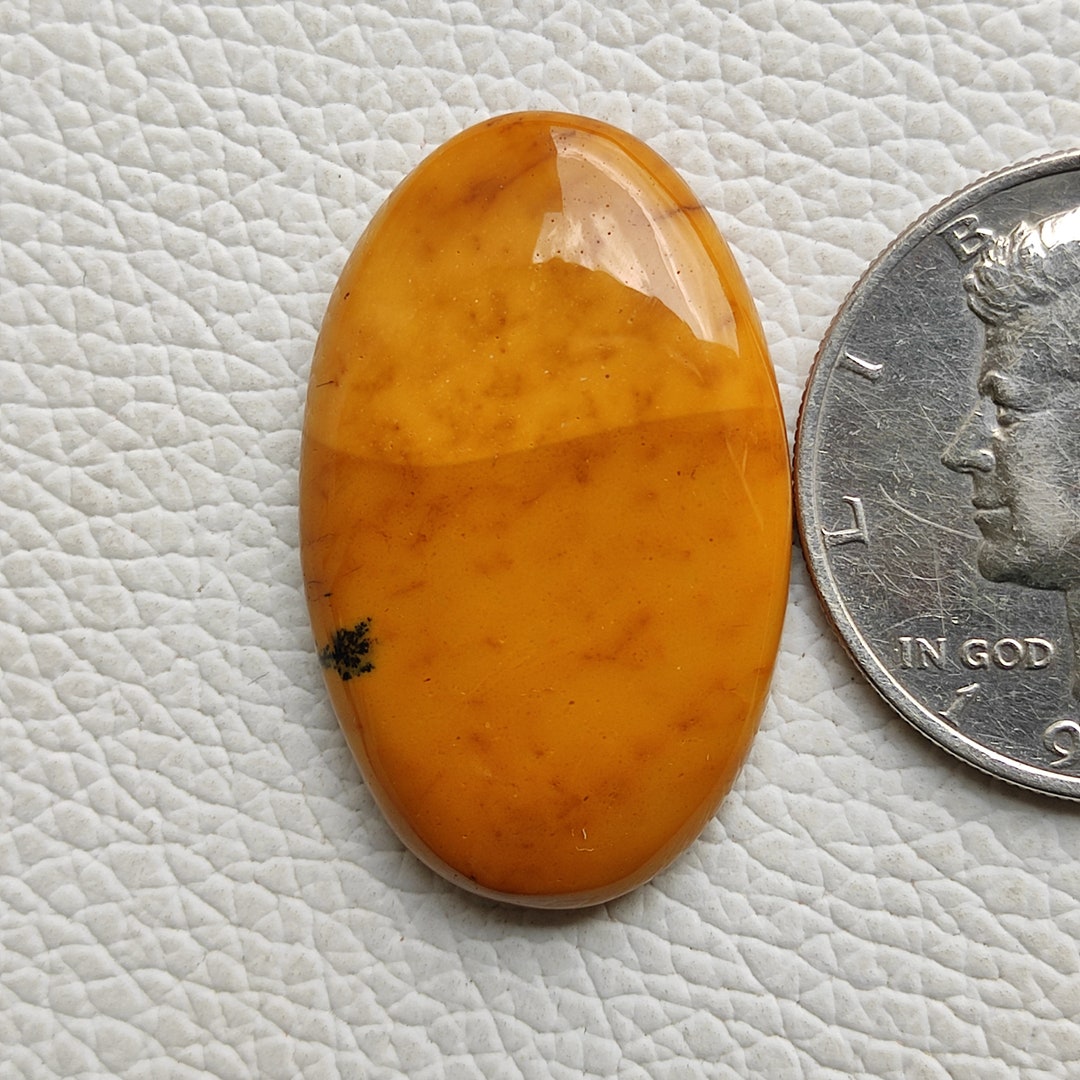 Oval Shape Yellow Mookaite Jasper Cabochon Australian Yellow Mookaite ...