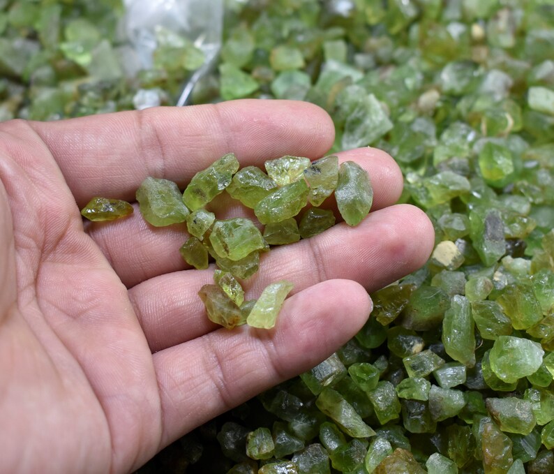 1000 Carat Peridot for Beads Rough Green Peridot Rough - Etsy