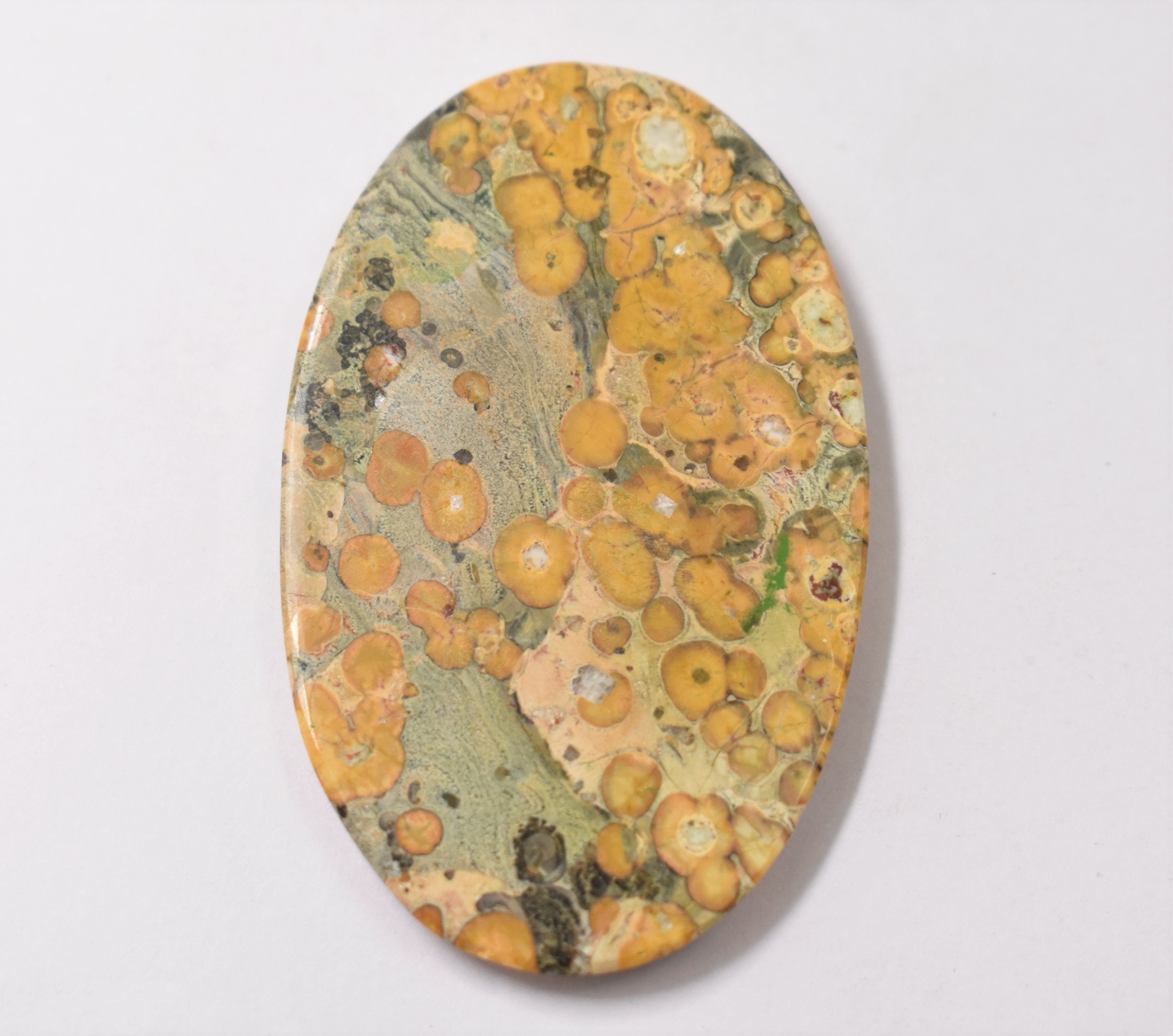 Leopard Skin Jasper Cabochon Smooth Polished Gemstone Semi - Etsy