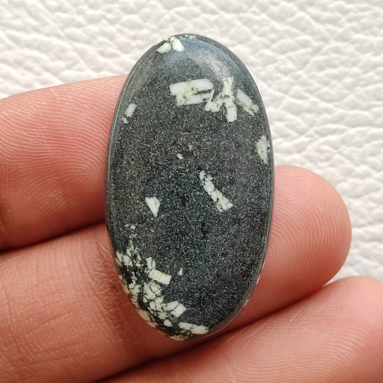 Chinese Writing Stone Cabochon 25 Carat 35X19X4 MM Oval Shape Natural ...