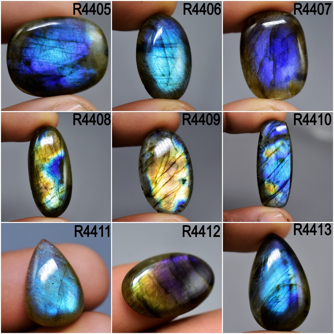 Natural Flashy Labradorite Cabochon Good Quality Smooth | Etsy