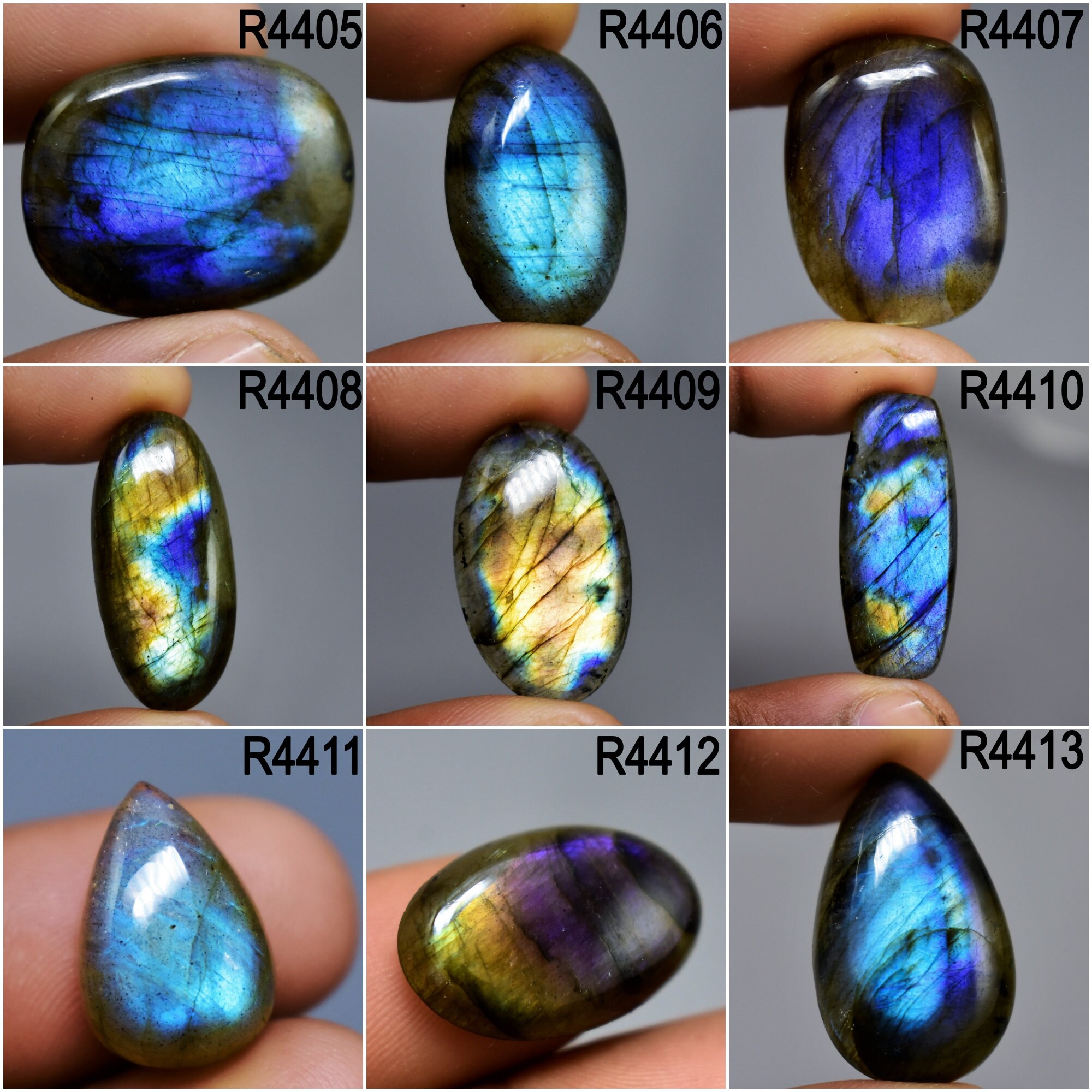 Natural Flashy Labradorite Cabochon Good Quality Smooth | Etsy