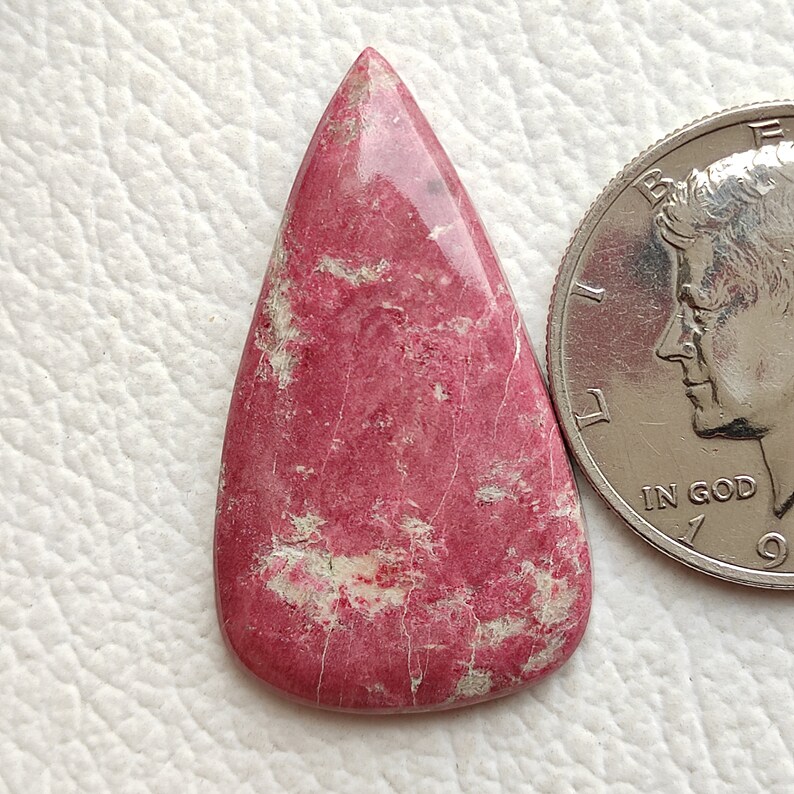 50 Carat Natural Pink Thulite Cabochon Designer Pink Rosaline Gemstone ...