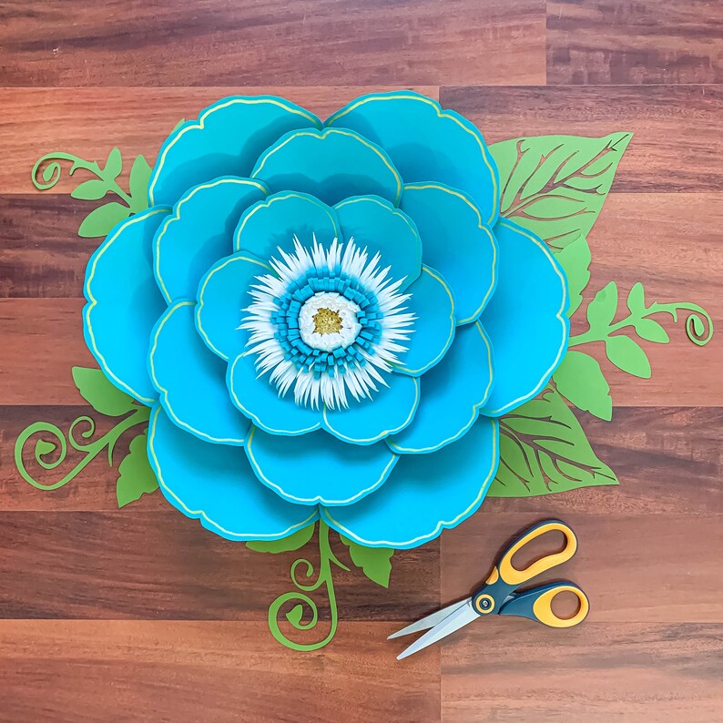 PDF Petal 29 Printable Pdf Templates Large Paper Flowers | Etsy