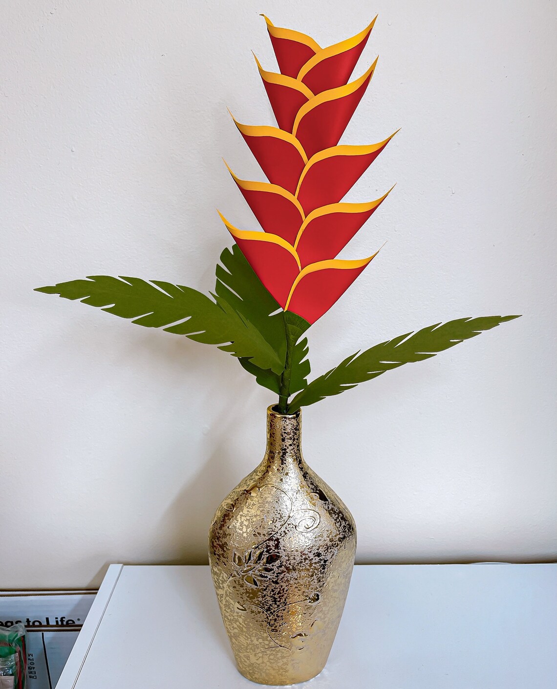 PDF Birch of Paradise Tropical Flower Paper Flower Template, Handcut ...