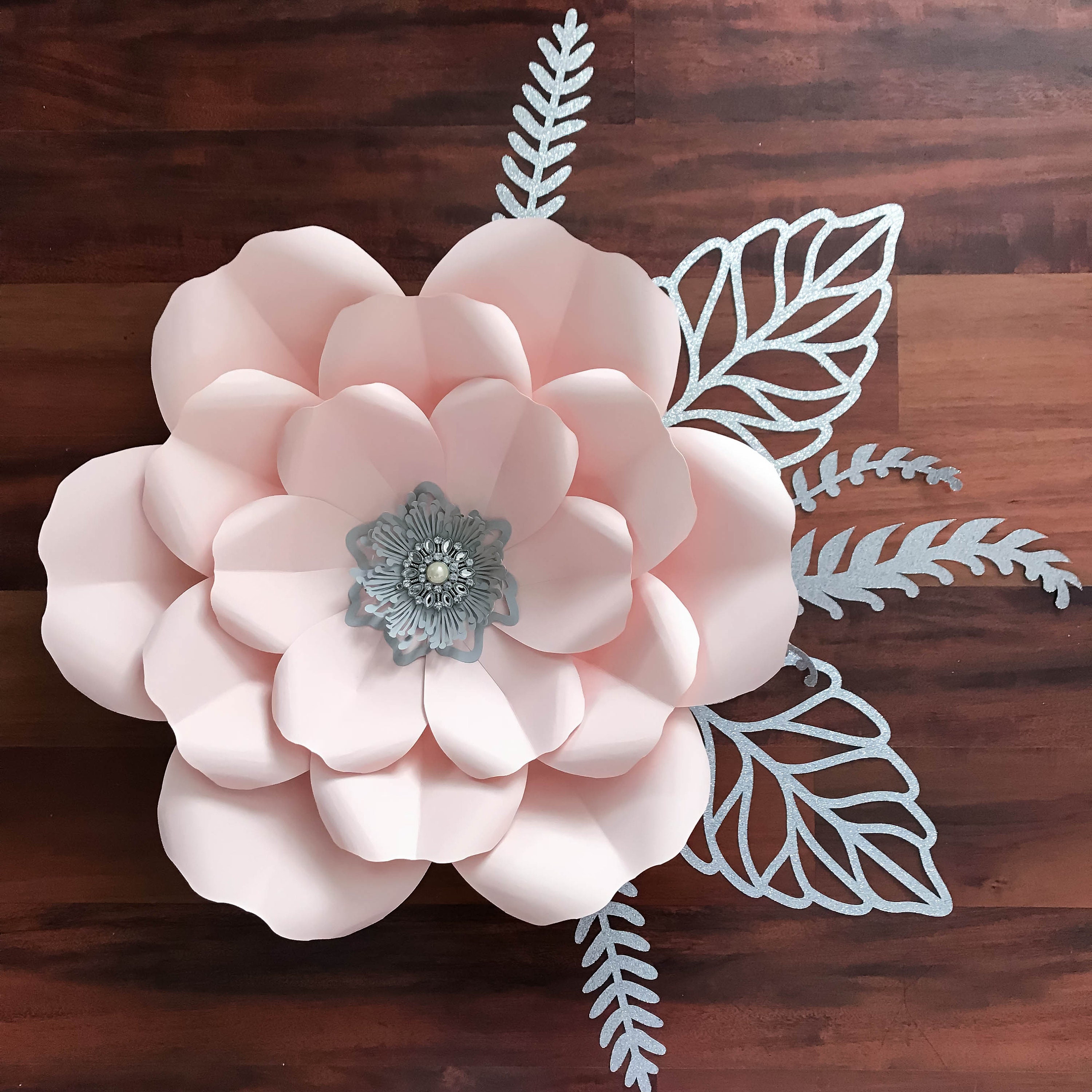 Paper Flowers PDF Petal 165 Paper Flower Template With Base - Etsy