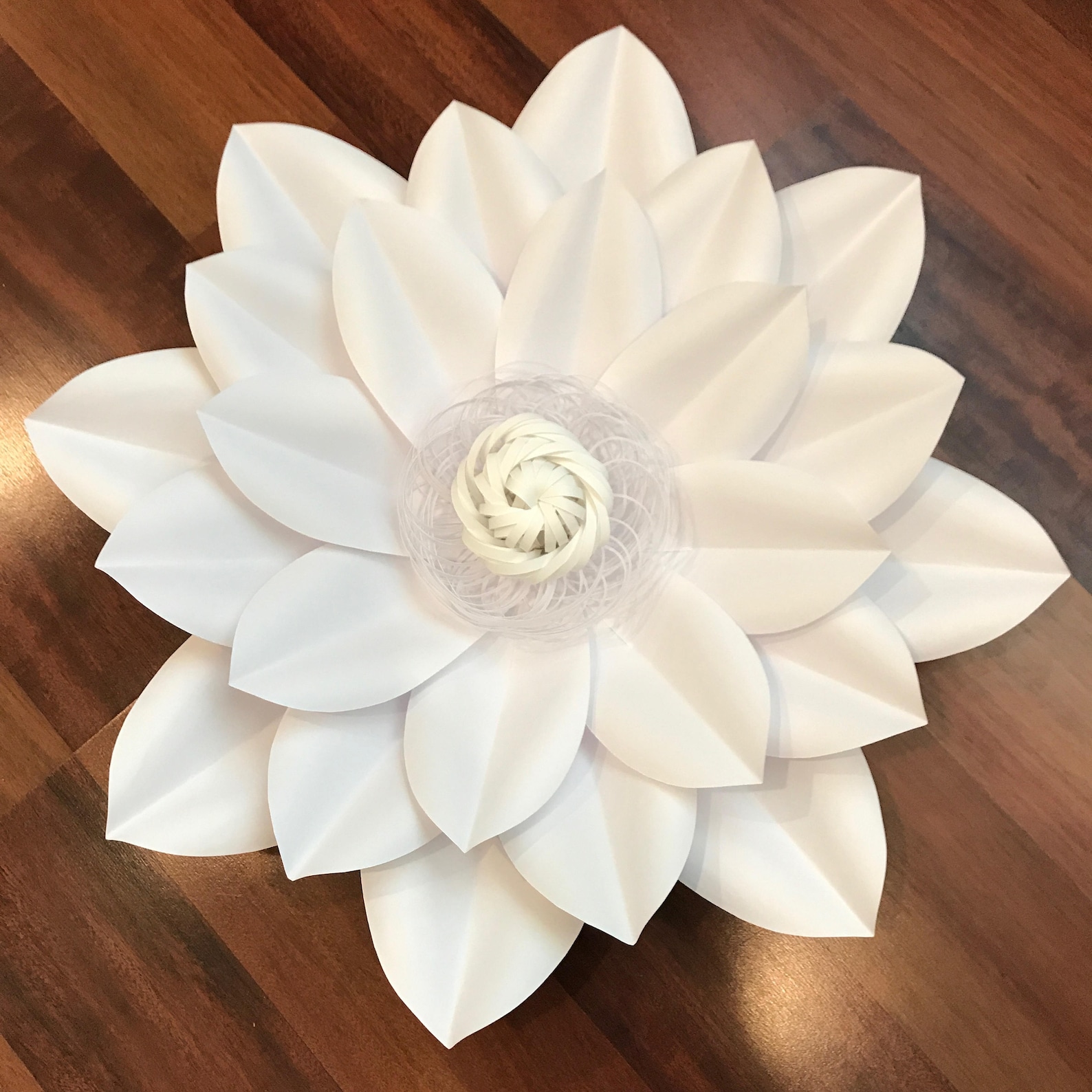 PDF Petal 10 Paper Flowers Printable Template Comes With Flat Center ...