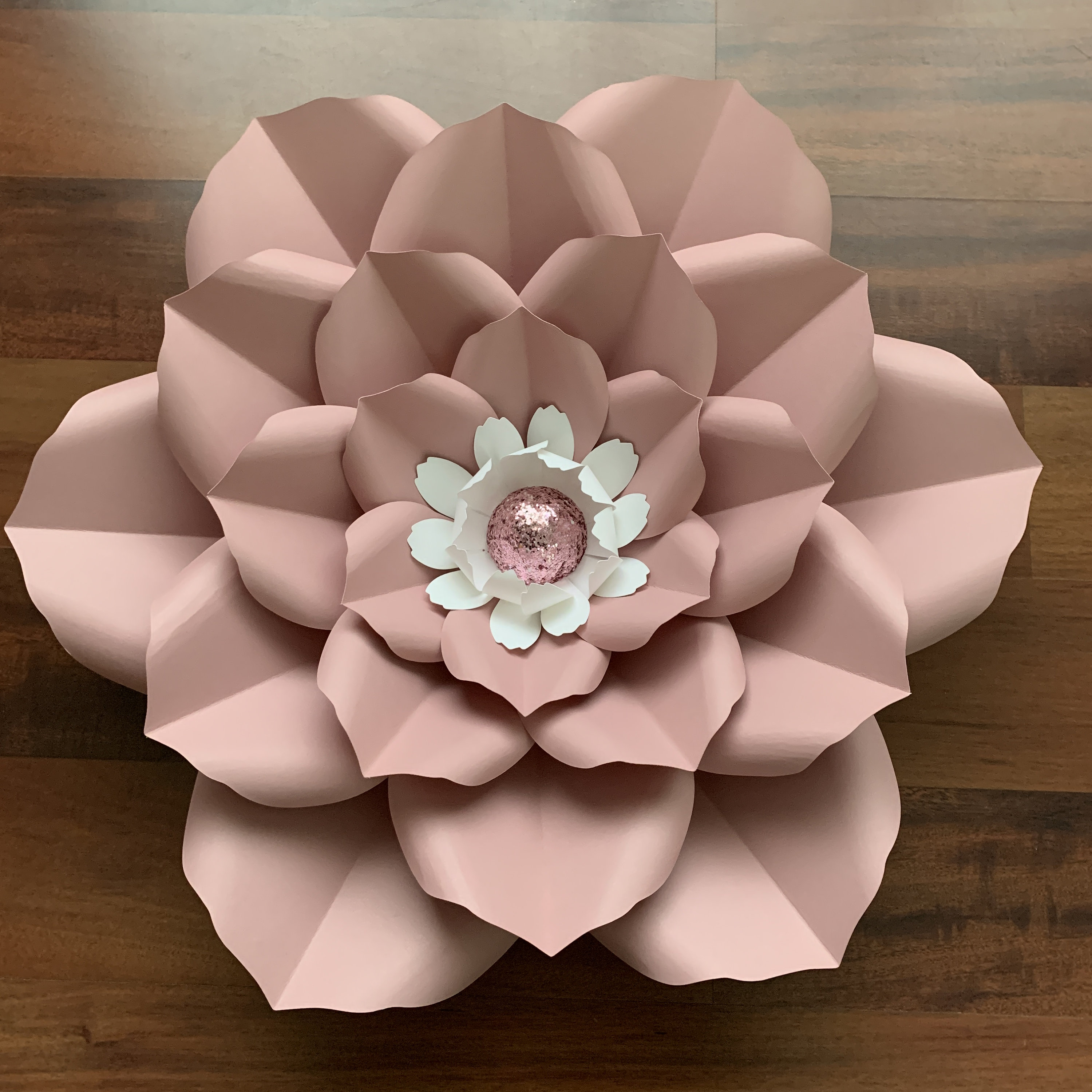 Petal 17 PDF Printable Giant DIY Paper Flower Templates Wedding Decor Events Birthdays Flat 