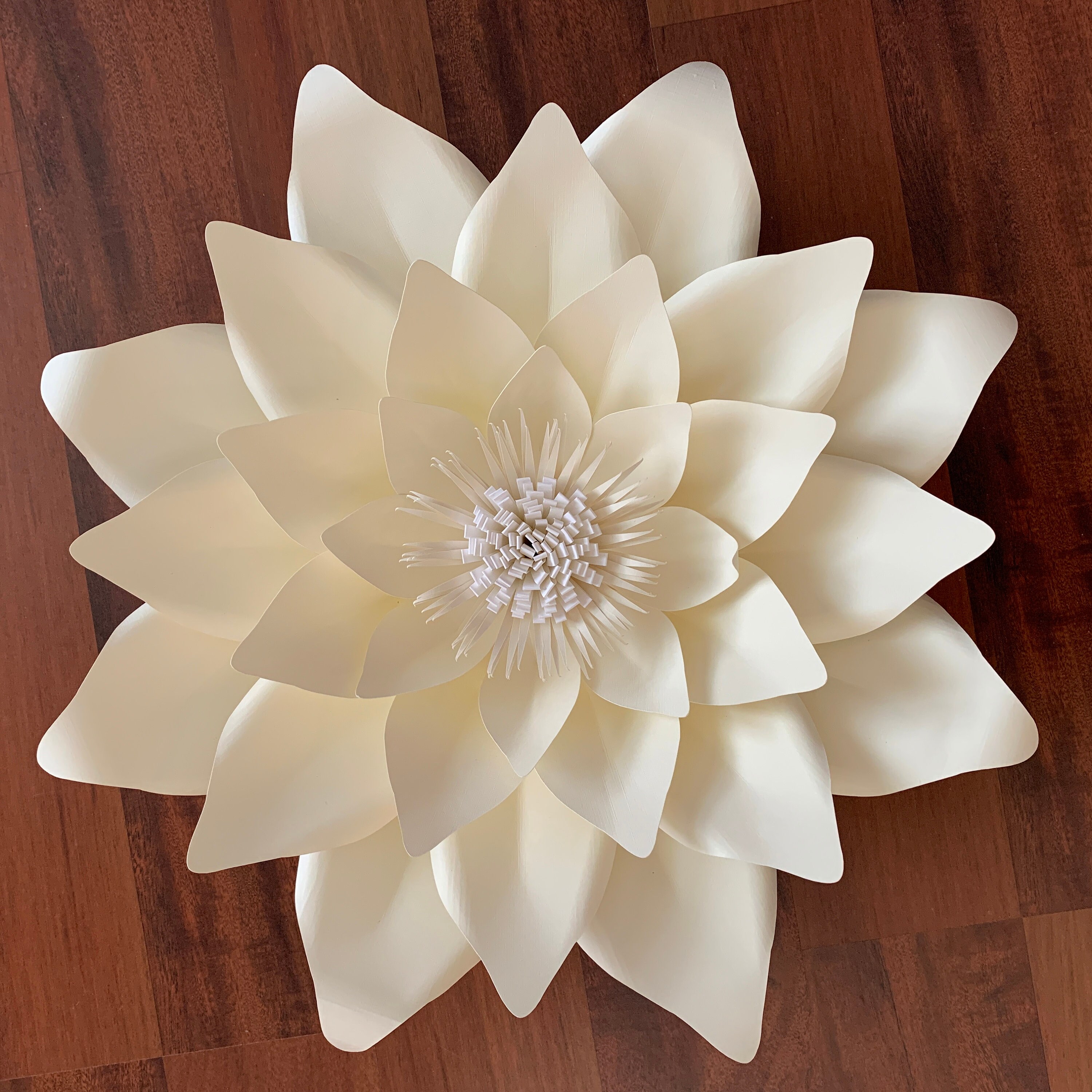 SVG PNG DXF Petal 174 Giant Paper Flower Template Kit No Resizing 