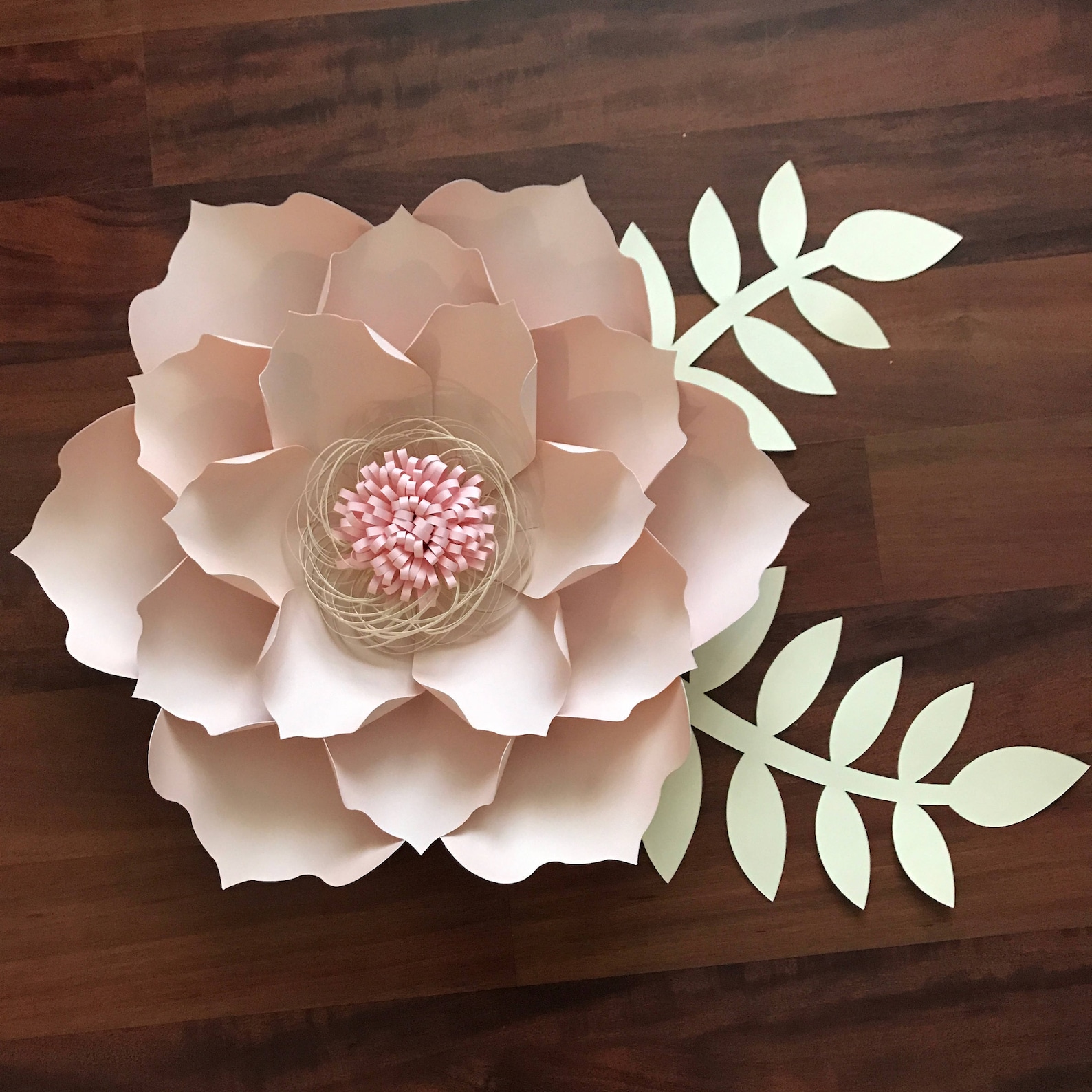 PDF Petal 6 Printable Paper Flowers Template for Trace and Cut | Etsy