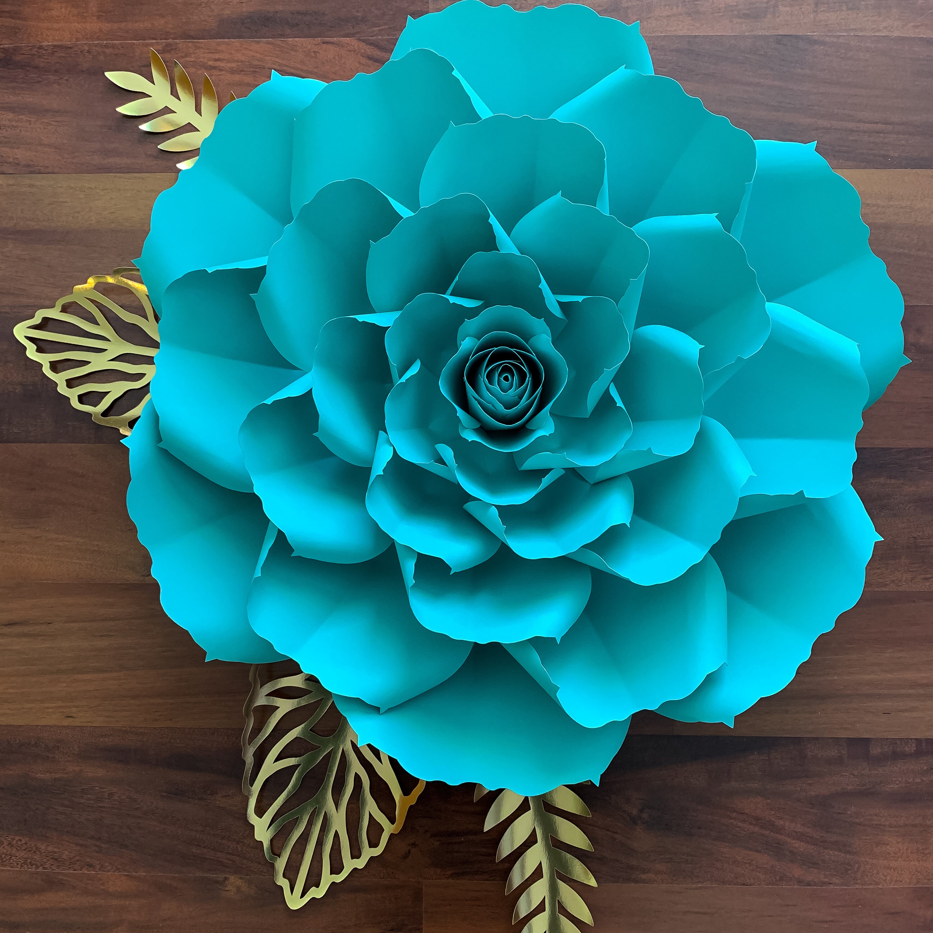 SVG DXF Petal 172 Paper Flowers Template Cricut Silhouette Cutting Machines Ready For Wedding 