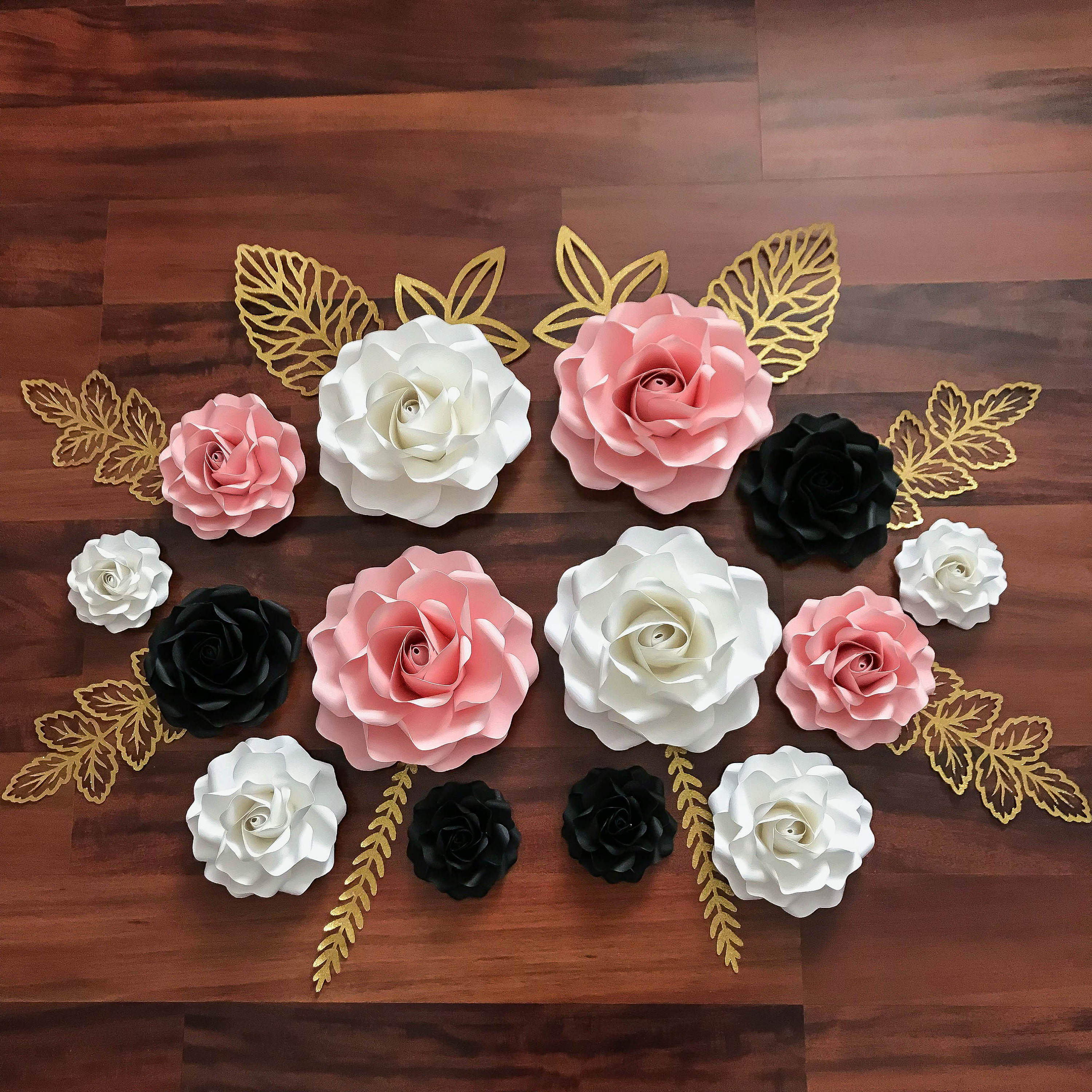 Paper Flowers PDF Tiny Rose 6 Baby Rose Paper Flower Templates 