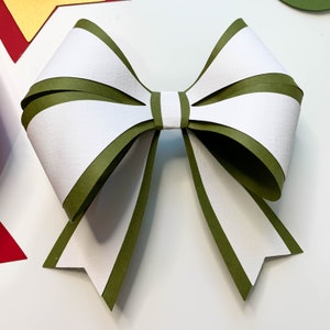 PDF Printable Holiday Bow 1 Template Stencil for Trace and Cut Ideal ...