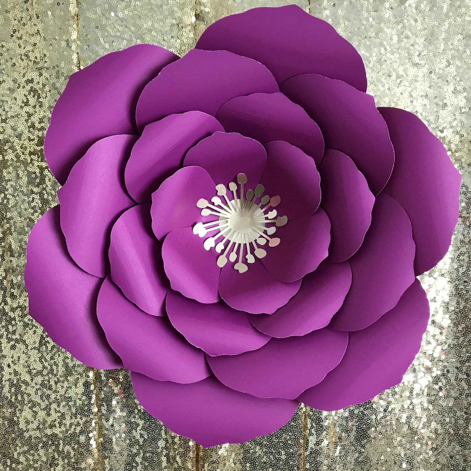 Petal 17 PDF Printable Giant DIY Paper Flower Templates - Etsy