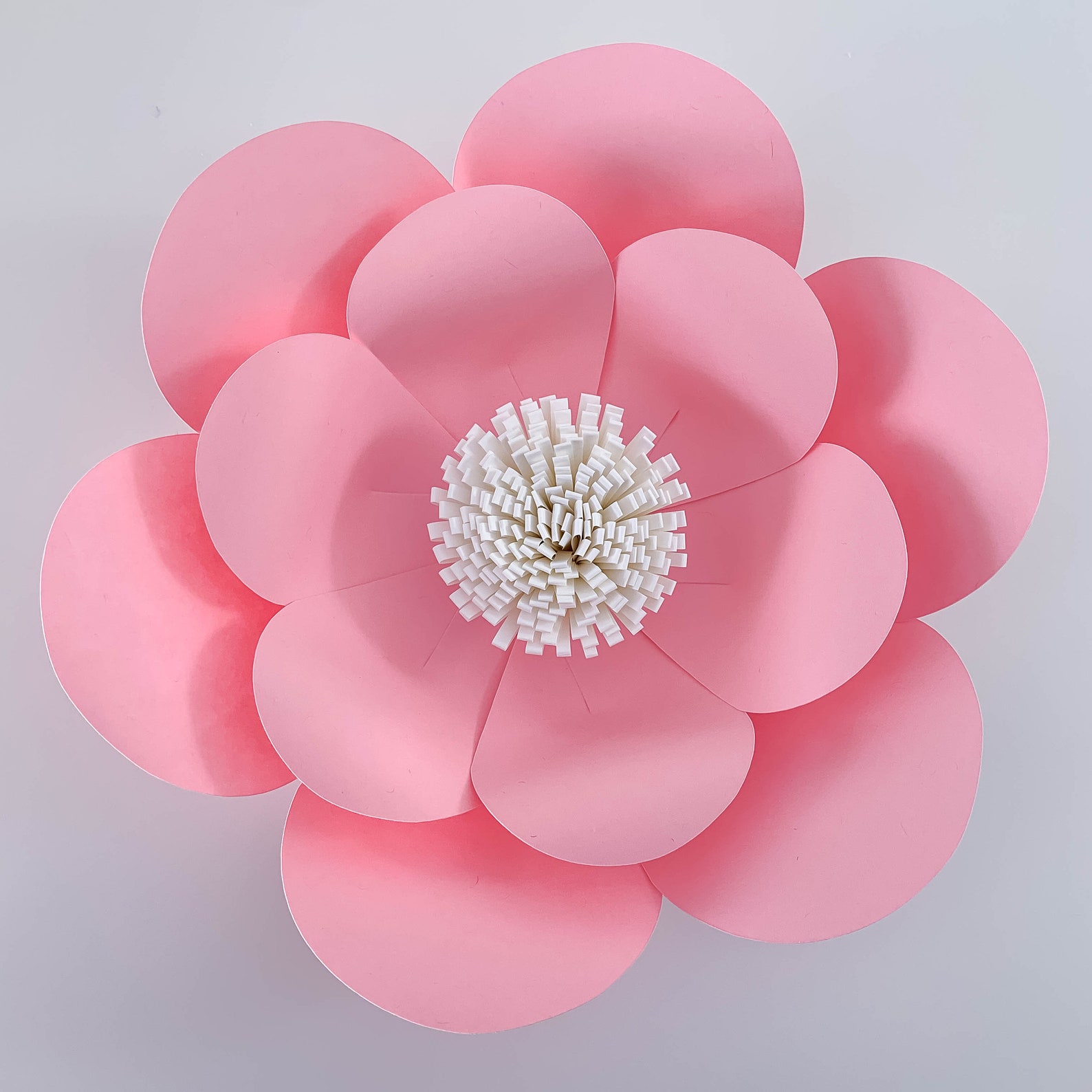 PDF Petal 1 Printable Paper Flowers Template Manageable for - Etsy