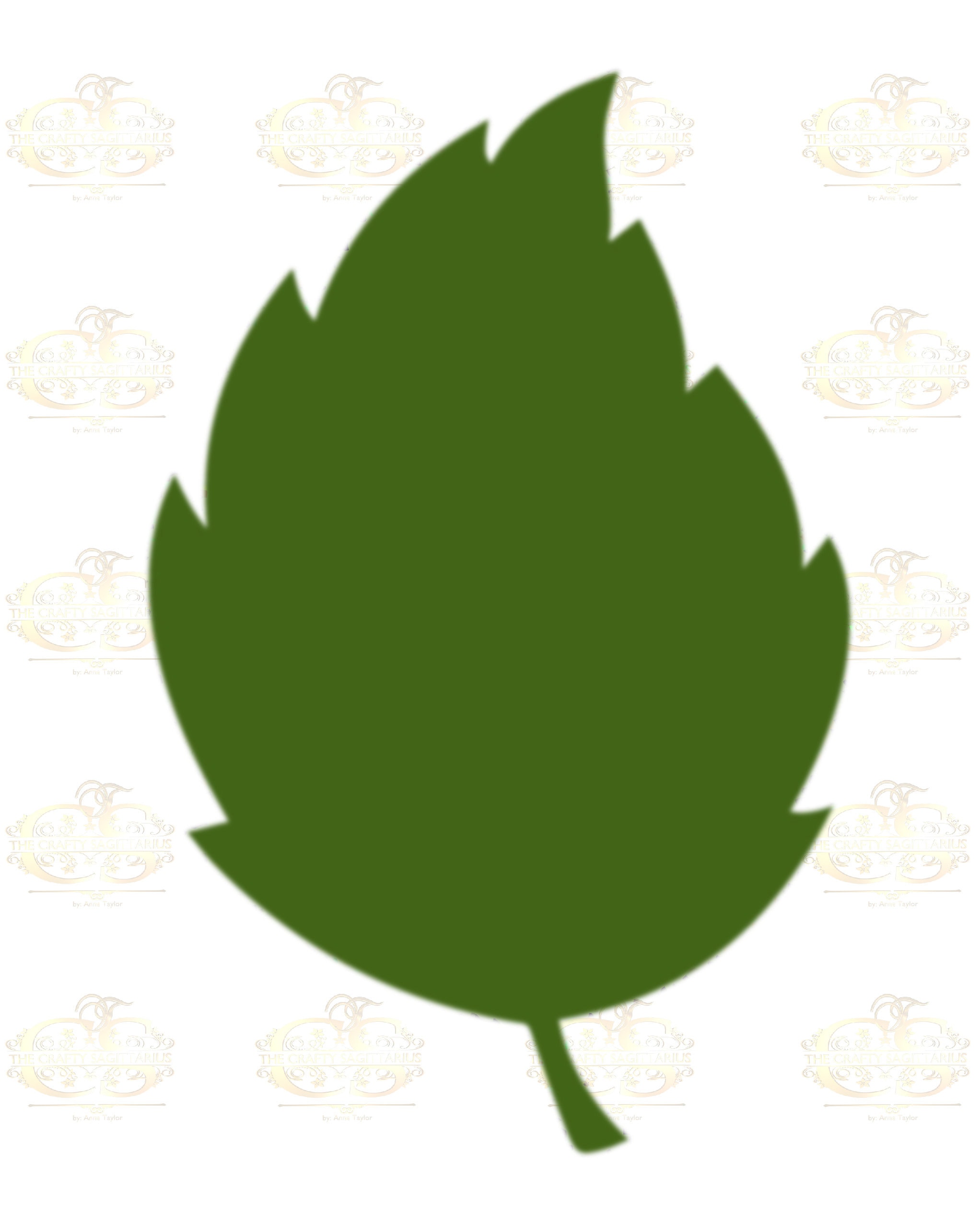 Set 15 Svg Png Dxf 6 Different Leaves for Paper Flowers | Etsy